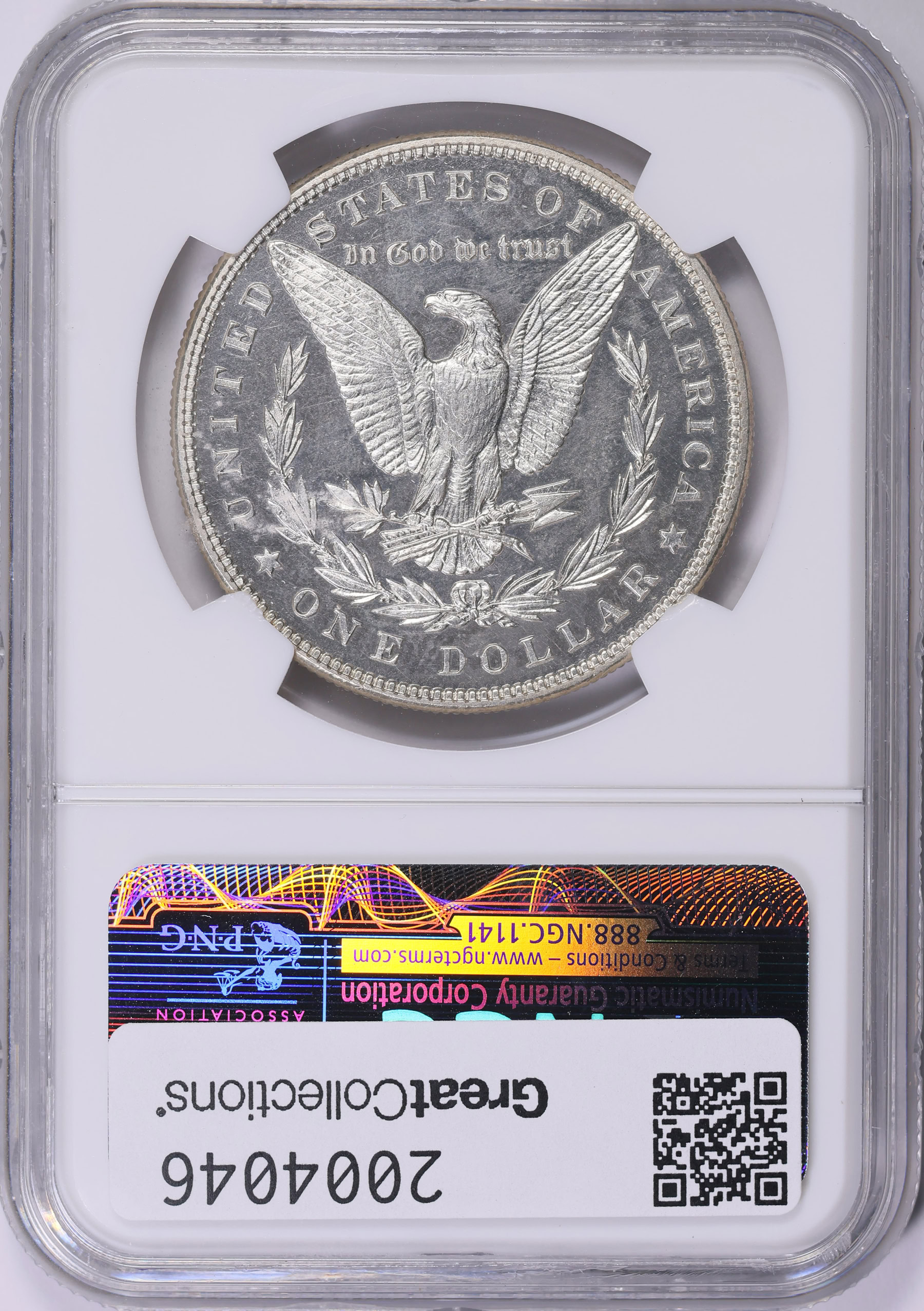 1885 Morgan Silver Dollar NGC Proof-64 CAMEO (CAC Green) (Item 2004046 ...