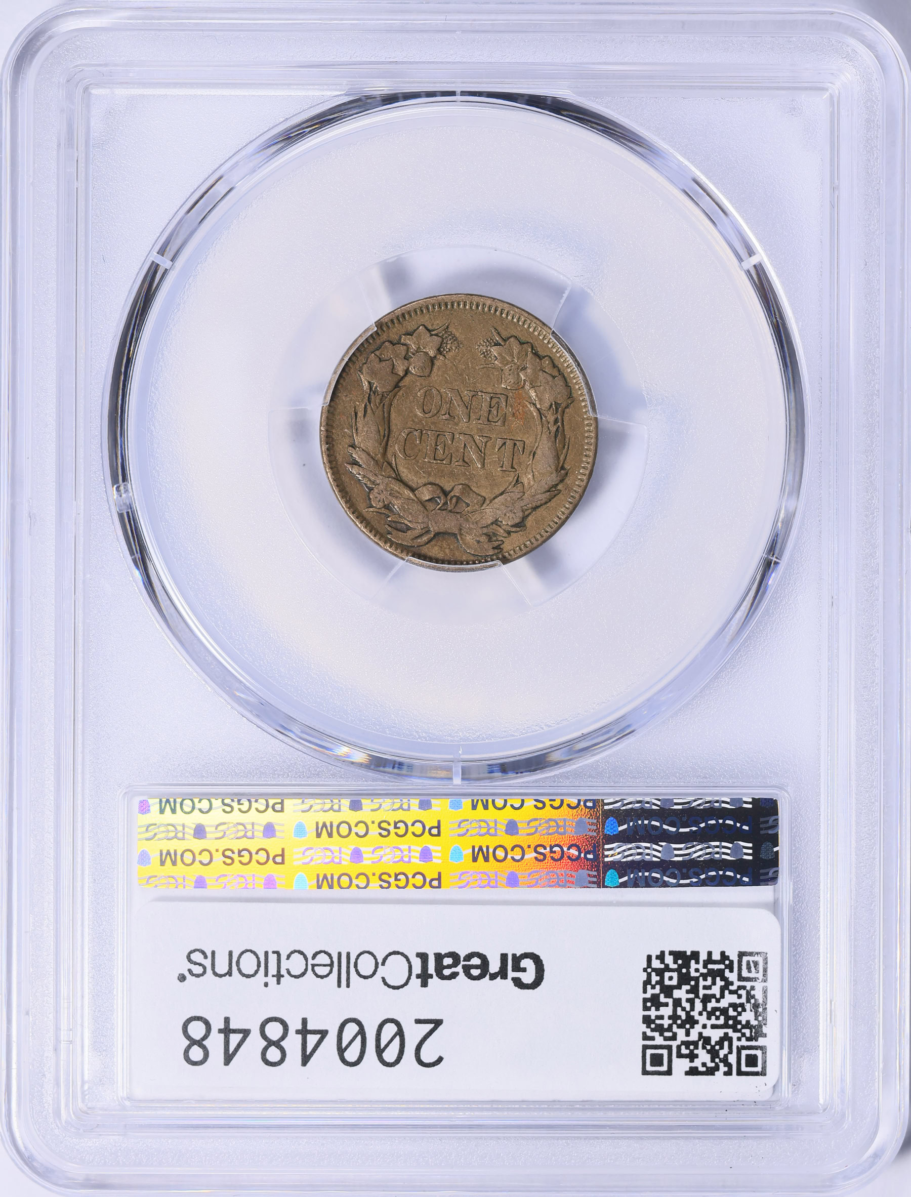 1857 Flying Eagle Cent PCGS XF-40 (Item 2004848) | GreatCollections ...