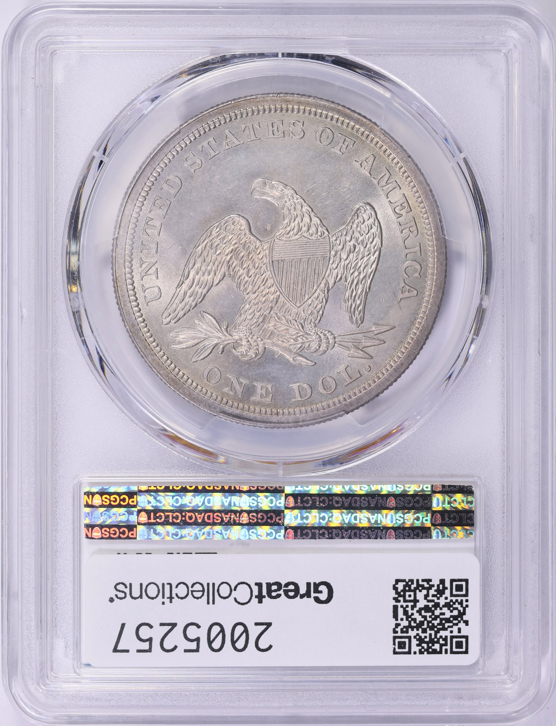 1860 Seated Liberty Silver Dollar PCGS MS-64+ (Item 2005257 ...