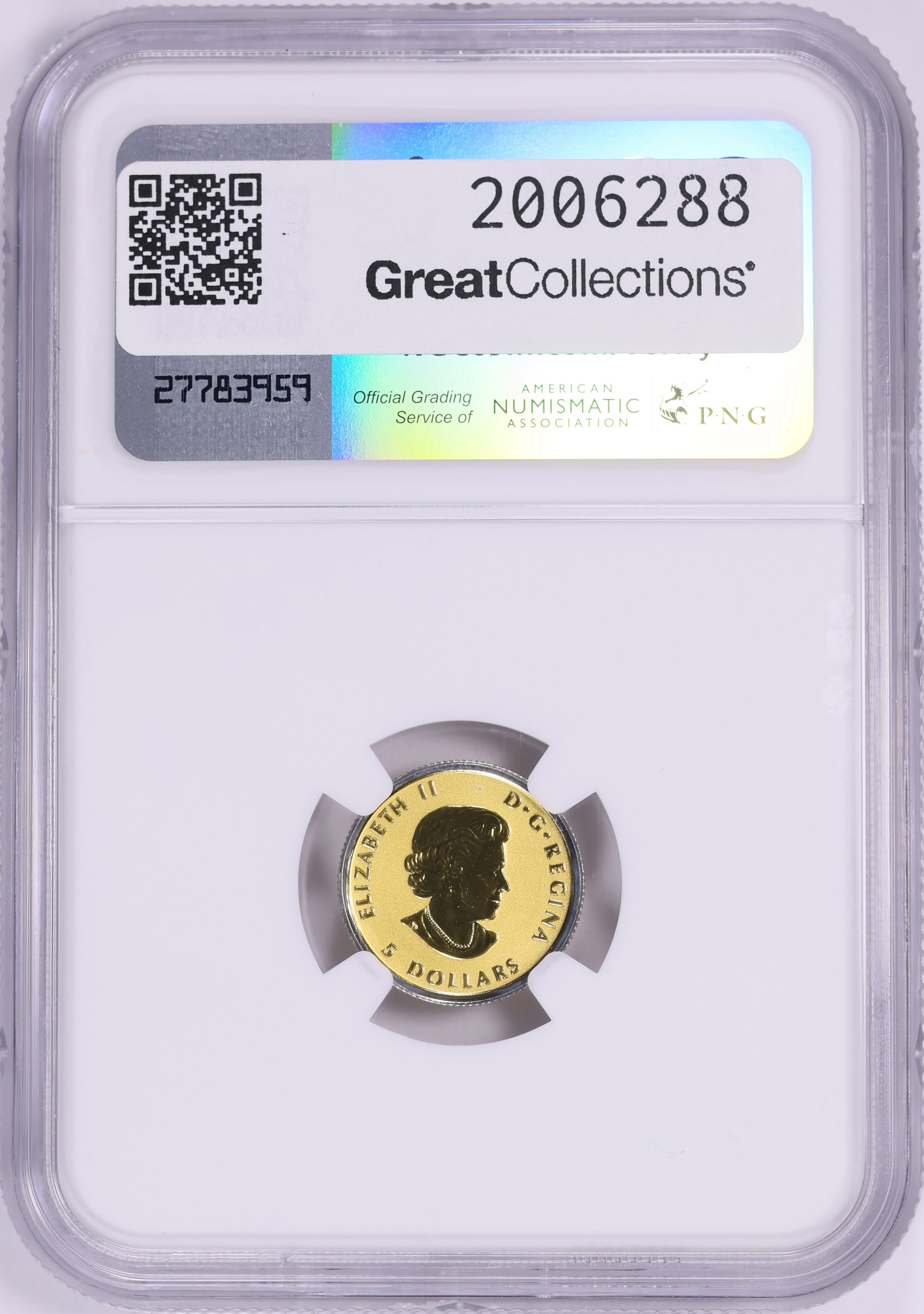 Canada 2017 Gold $5 Maple Leaf Celebration of Canada Platinum Plating ...