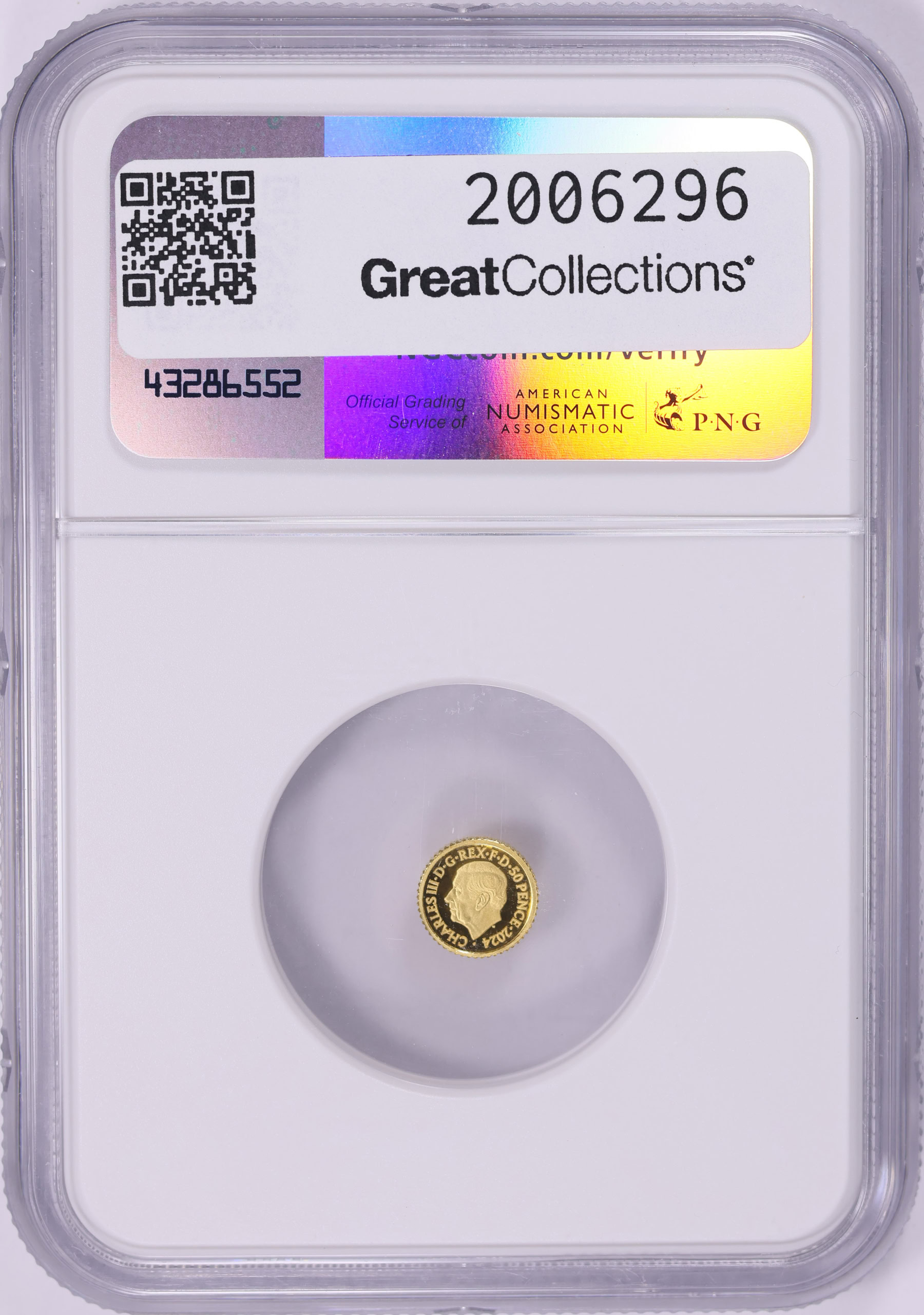 Great Britain 2024 Gold 50 Pence Britannia & Liberty KM-2625 NGC Proof ...