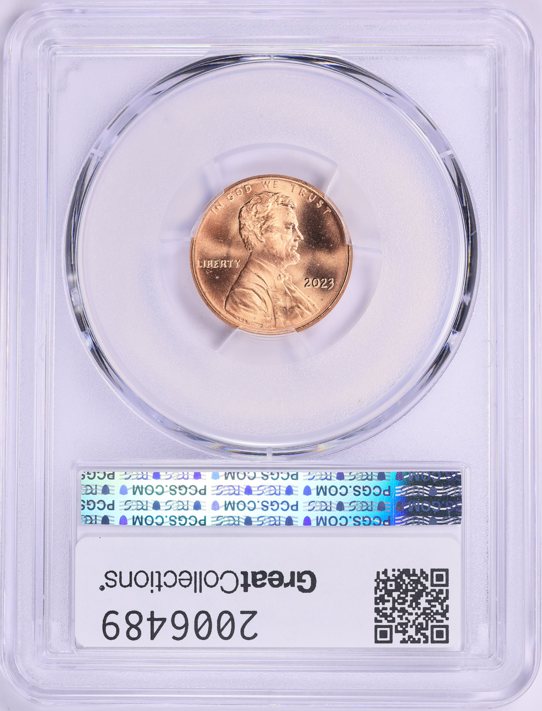 2023 Lincoln Cent Shield Extra V PCGS MS-65 RD | PCGS Cert #58774052 ...