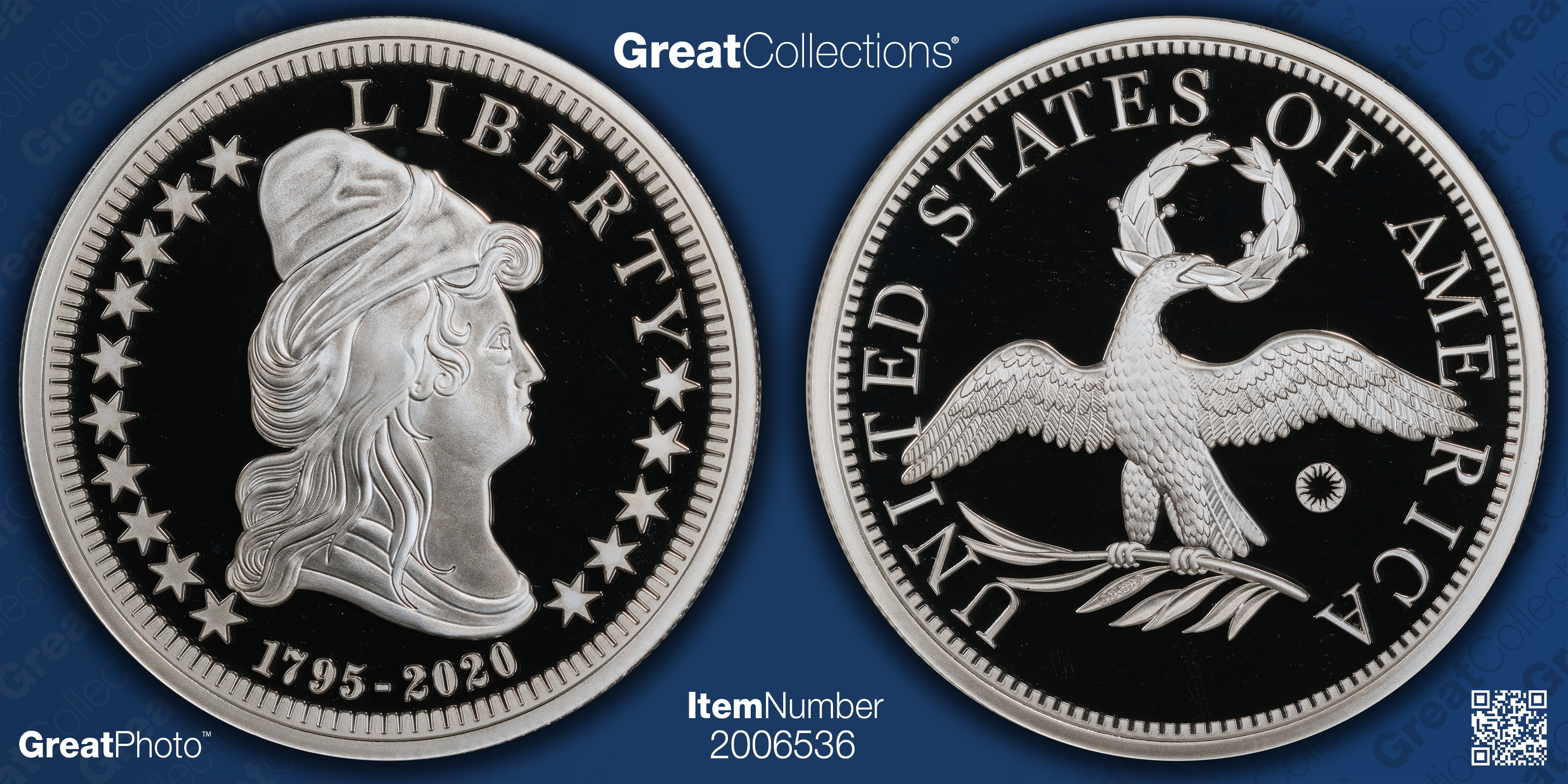 1795-2020 Silver 2oz Capped Bust Design Private Issue Struck in 2020 ...