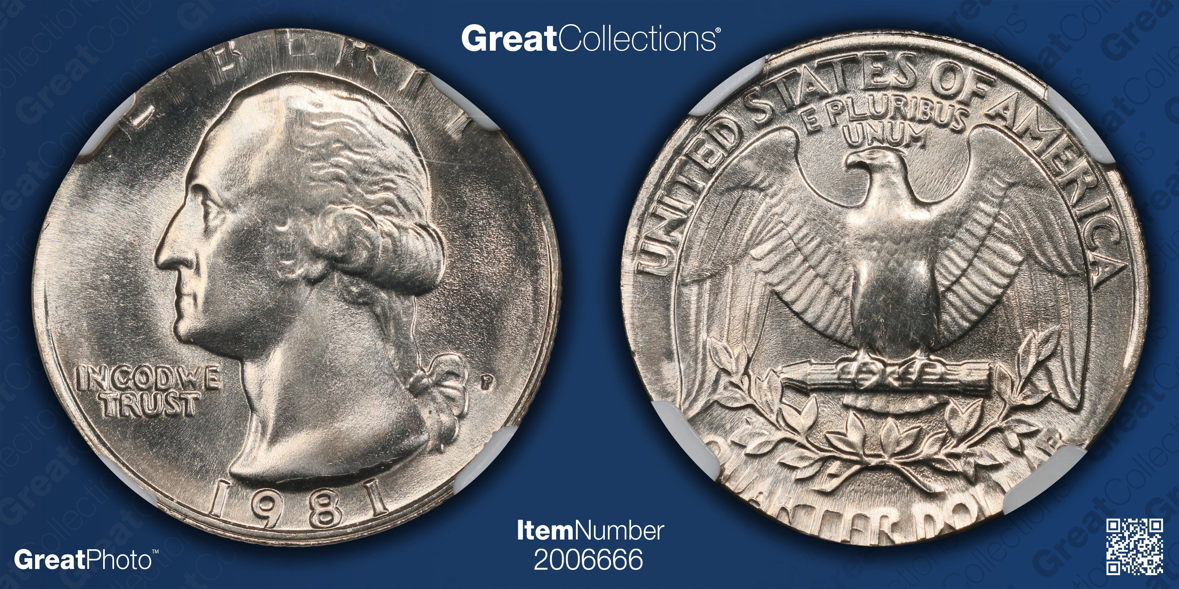 Mint Error 1981-P Washington Quarter Struck on 5 Cent Planchet NGC MS ...