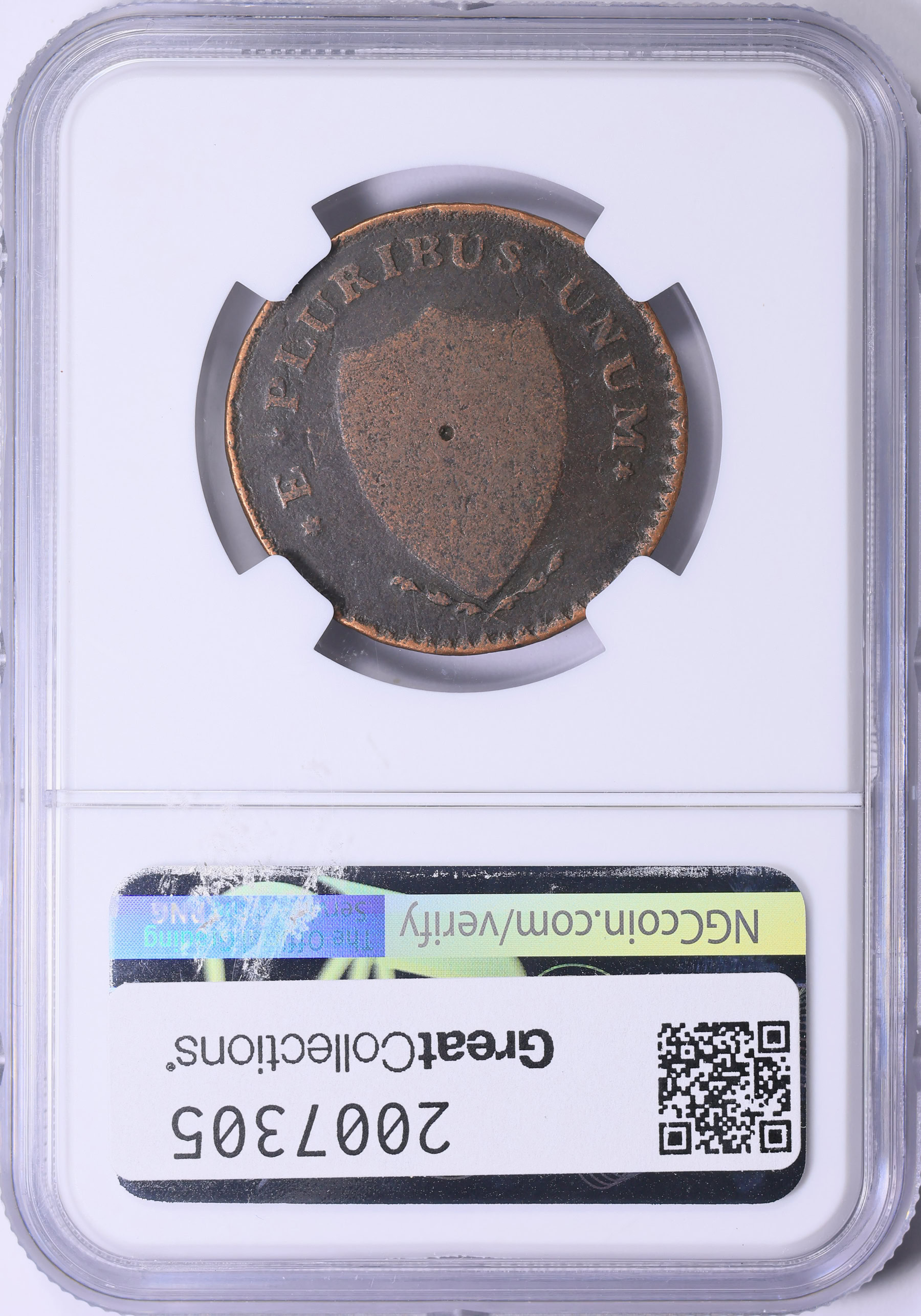 1787 New Jersey Copper No Plow Sprig NGC Good Details (Item 2007305 ...