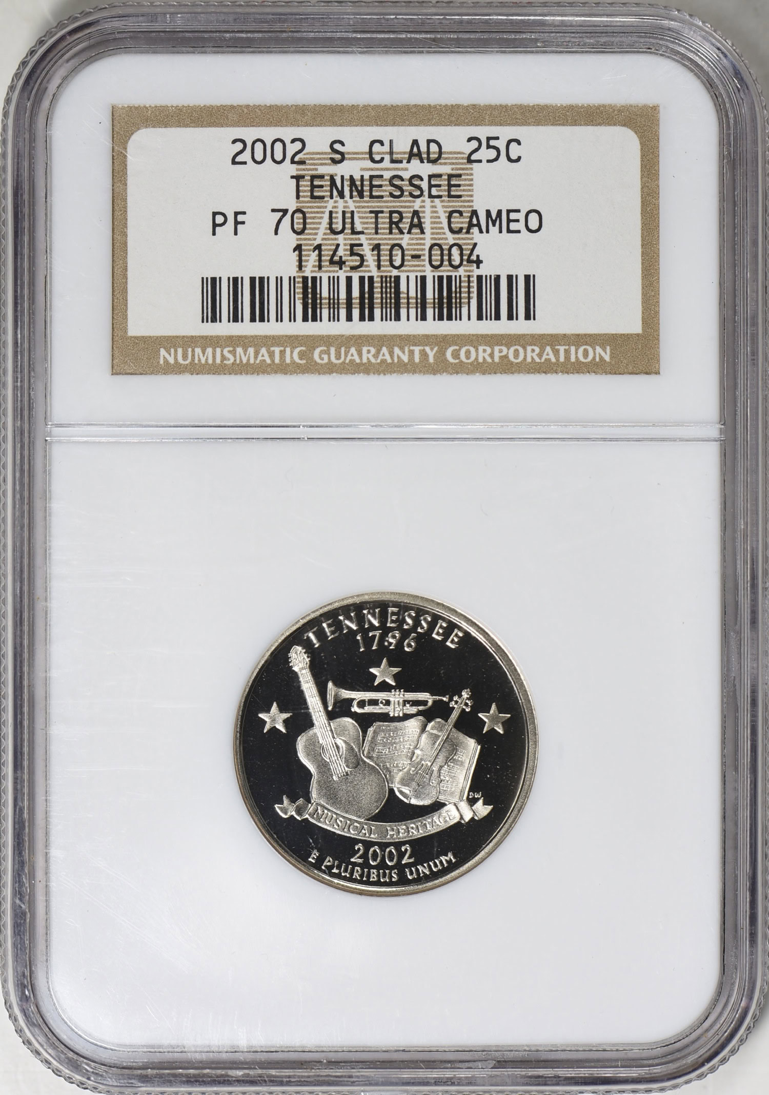 2002-S 50 State Quarters Set NGC Proof-70 UC (5 Coins) (Item 2008682 ...