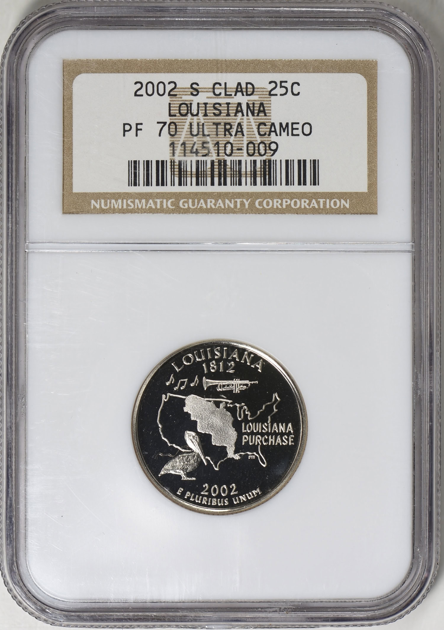 2002-S 50 State Quarters Set NGC Proof-70 UC (5 Coins) (Item 2008682 ...