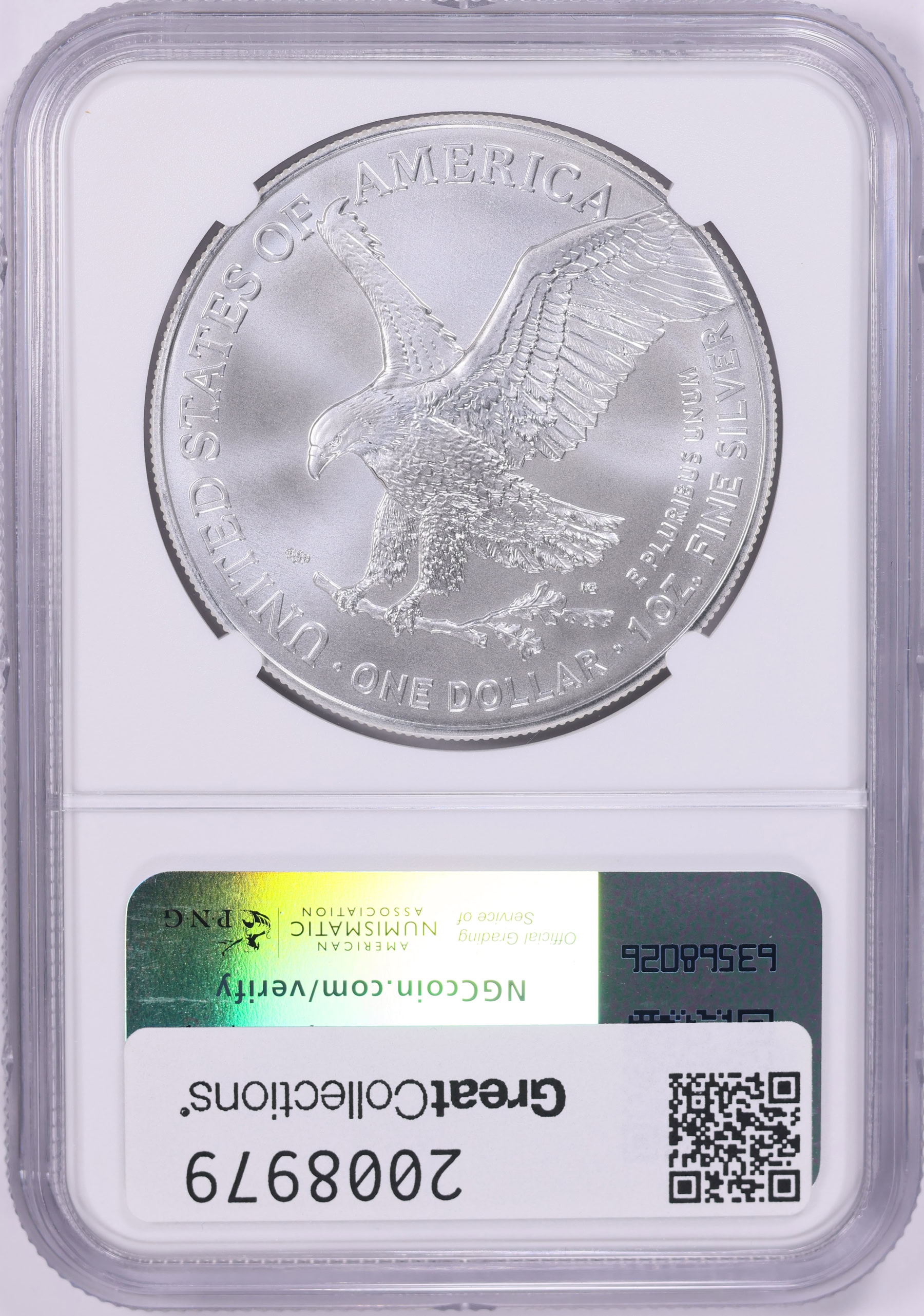 2025 $1 Silver Eagle Early Releases NGC MS-70 (Premier Select Series ...