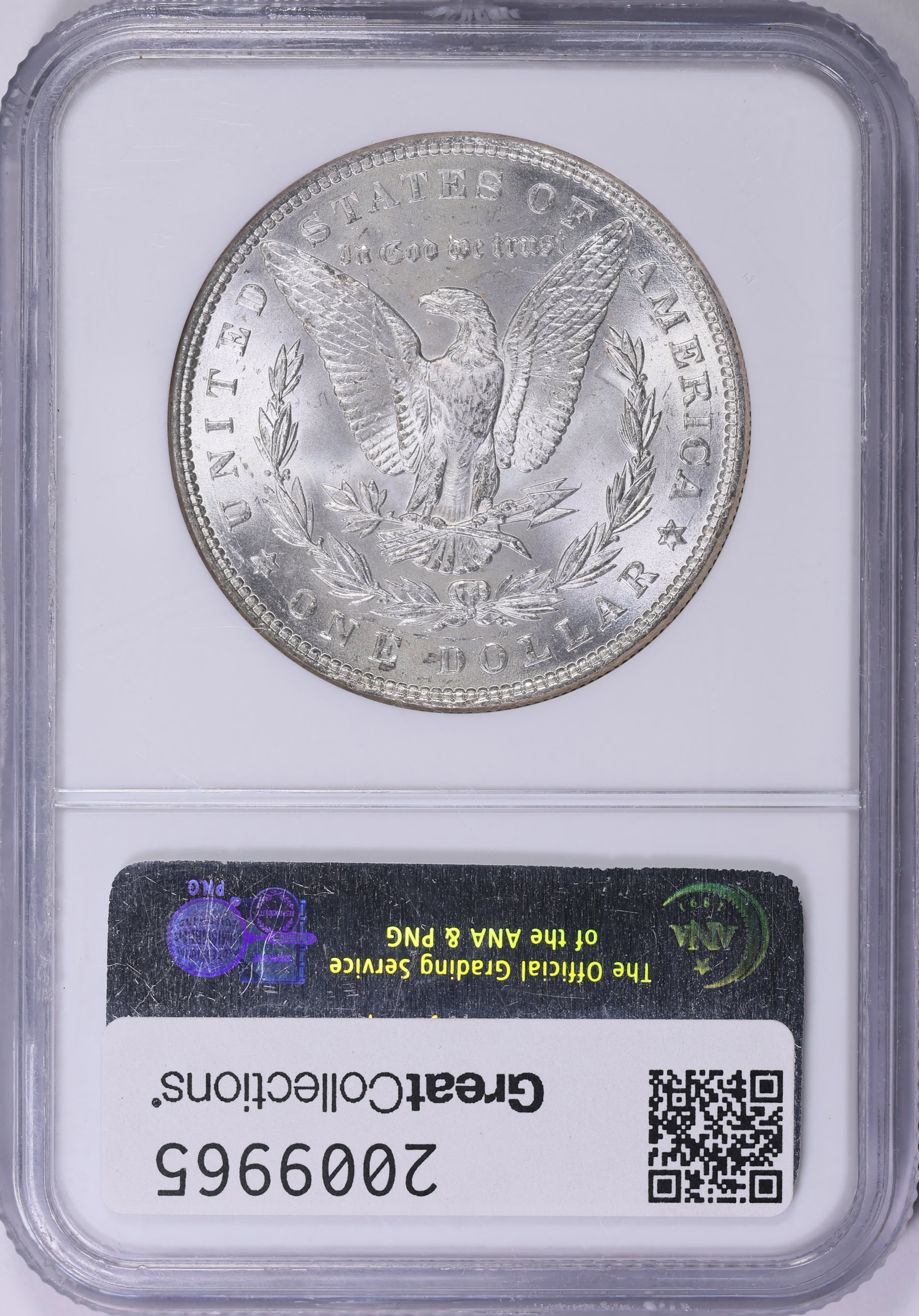 1887 Morgan Silver Dollar DDO Gator Eye VAM-12 *Top 100* NGC MS-63 ...