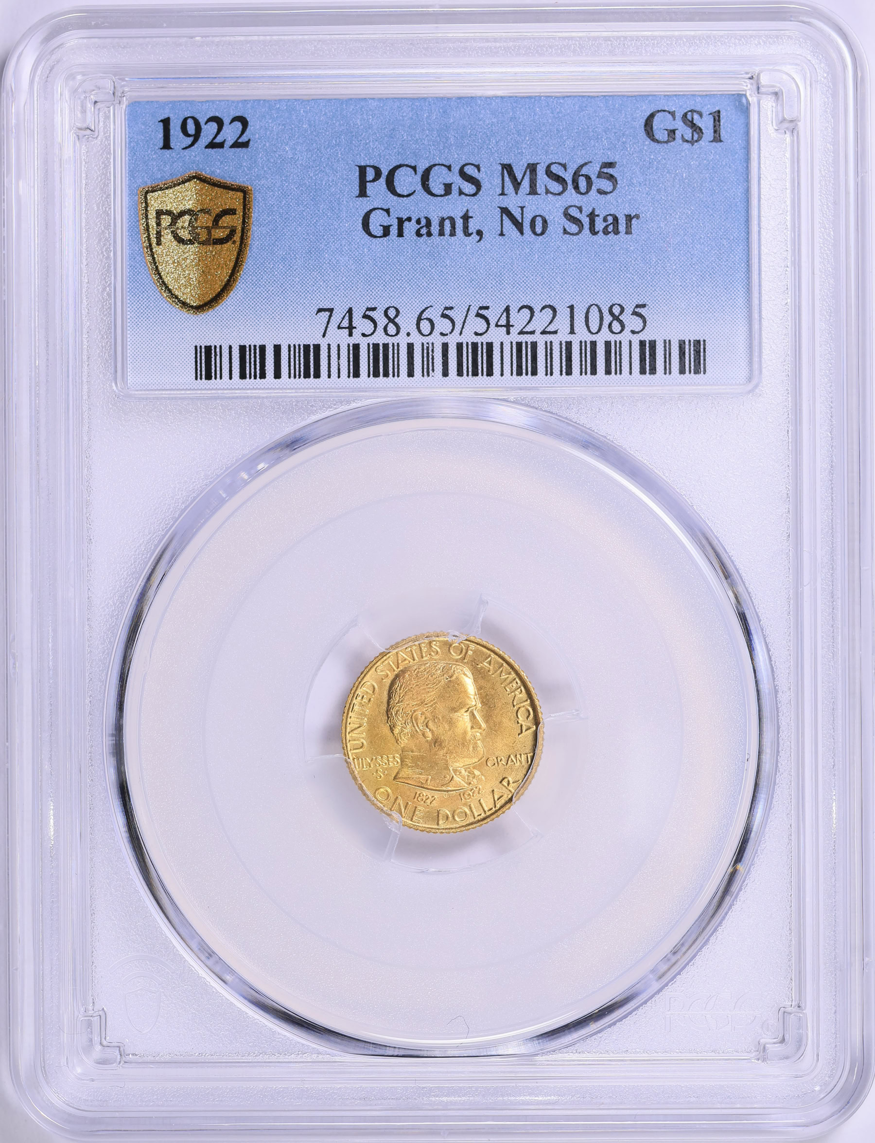 1922 Grant Gold Dollar No Star PCGS MS-65 (Item 2010790 ...
