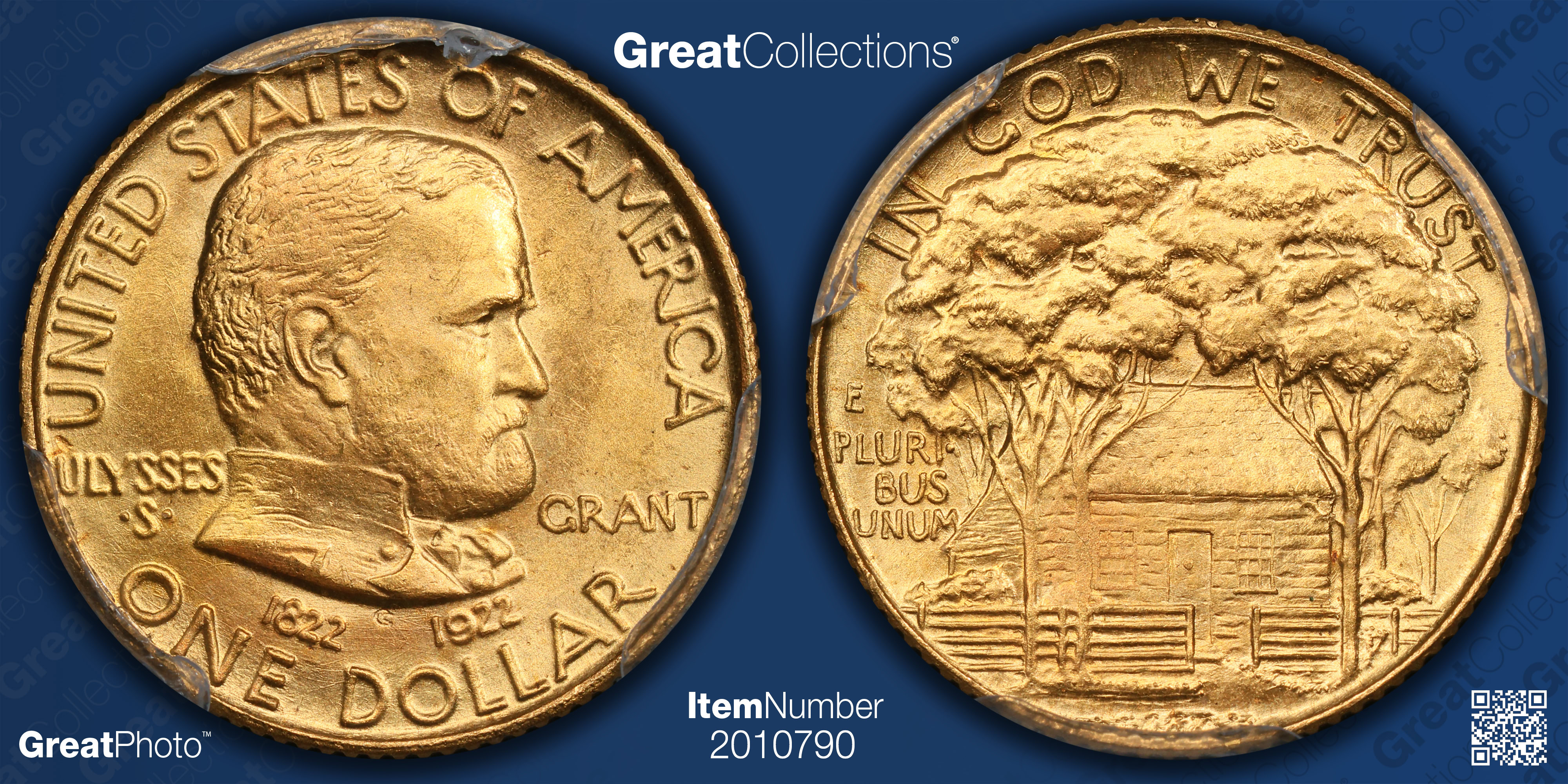 1922 Grant Gold Dollar No Star PCGS MS-65 (Item 2010790 ...
