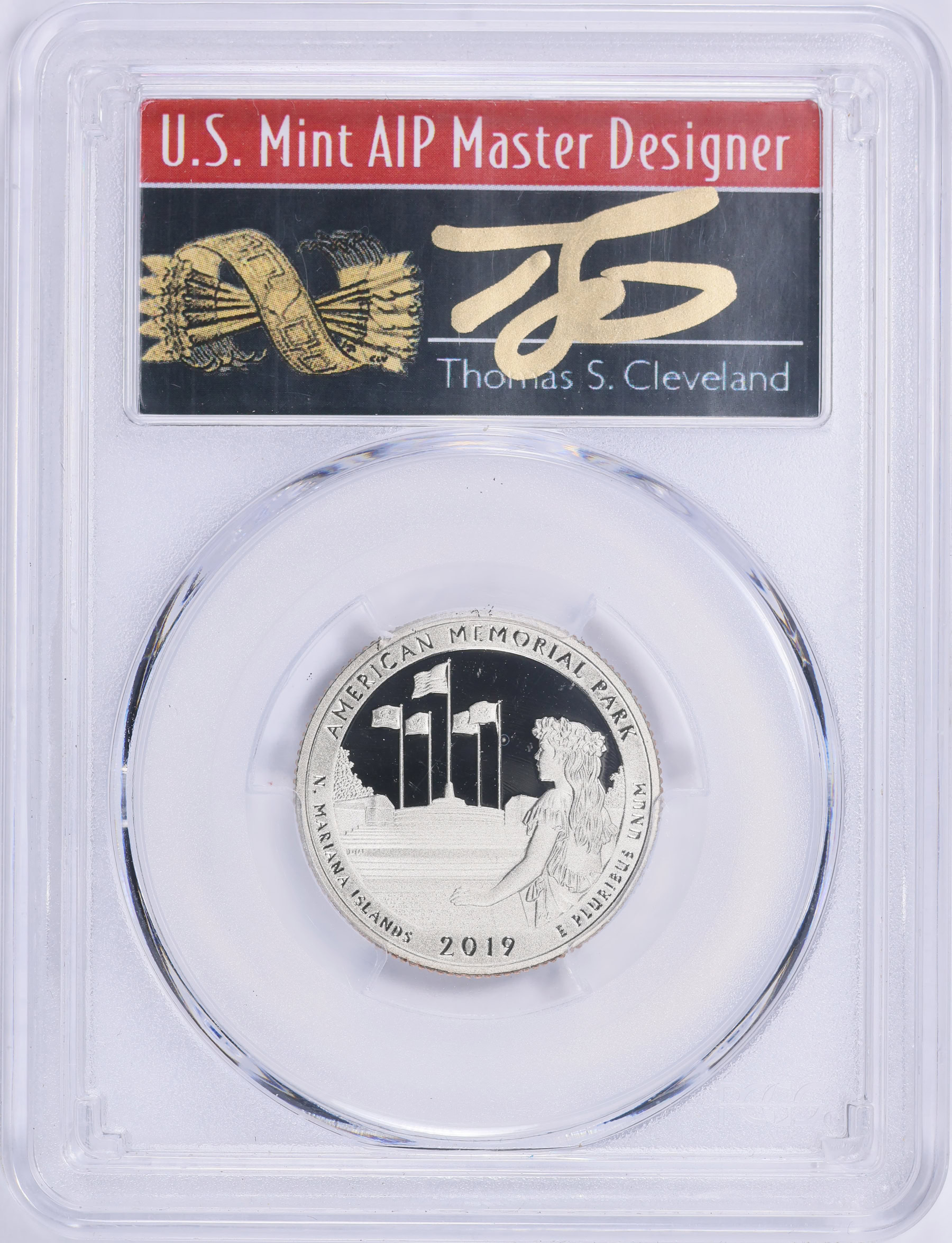 2019-S America the Beautiful Quarter American Memorial NP First Day of ...