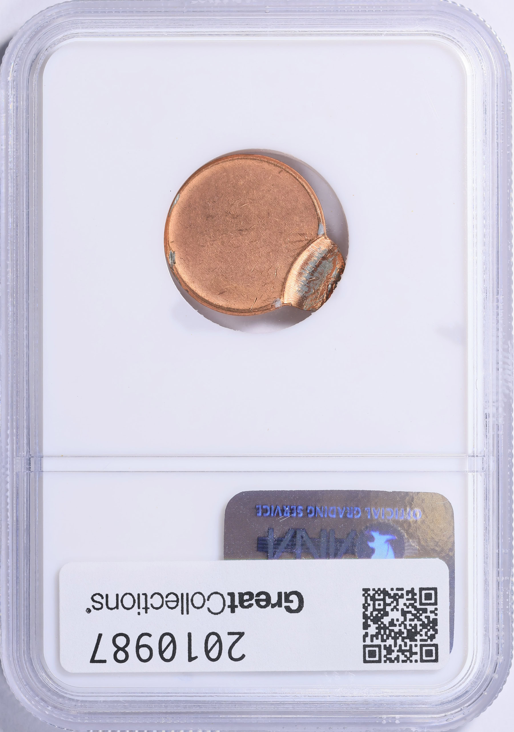 Mint Error Lincoln Cent Off Center NGC MS-65 RD | NGC Cert #1605700-008 ...