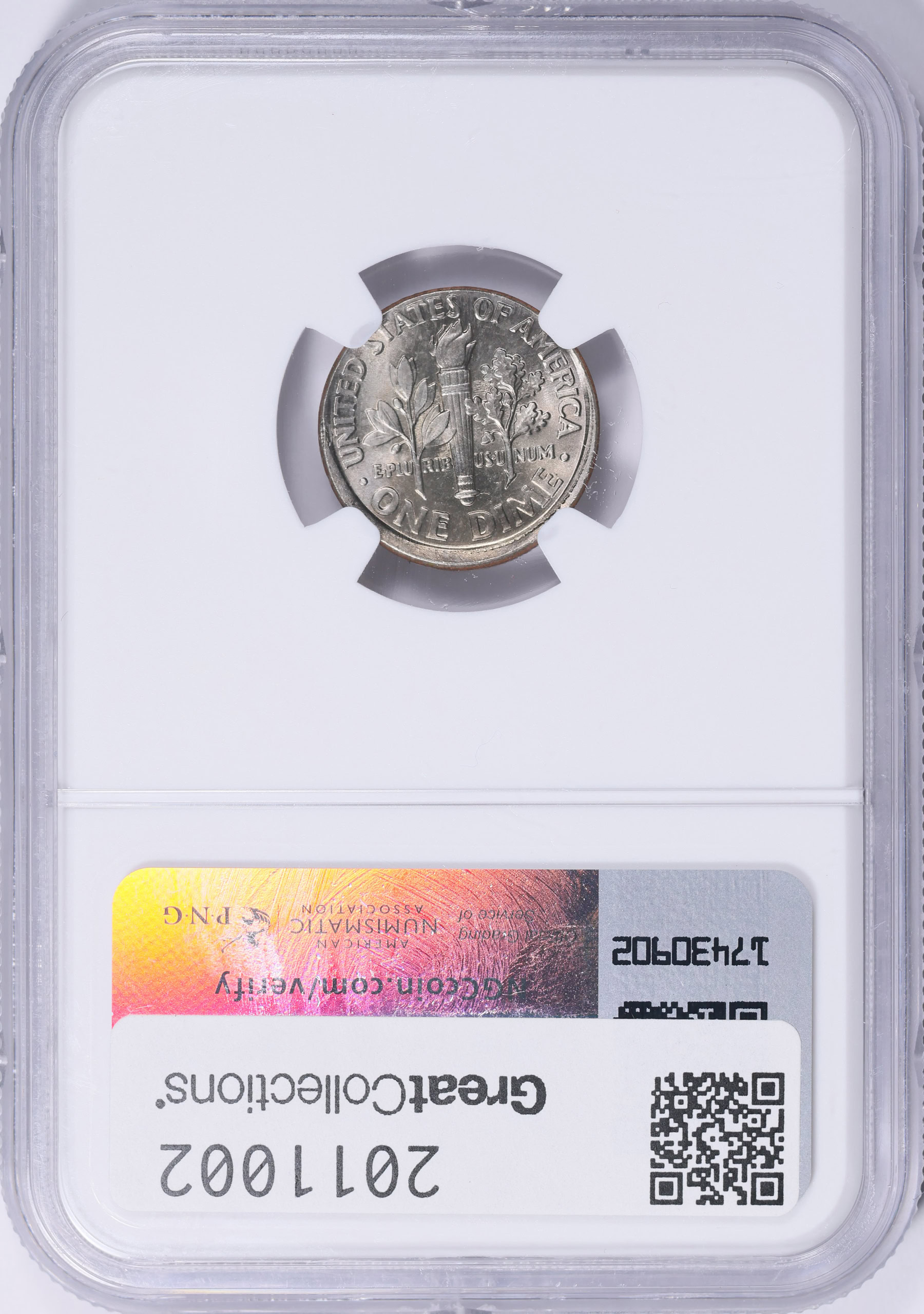 Mint Error 2007-P Roosevelt Dime Broadstruck NGC MS-66 FT | NGC Cert ...
