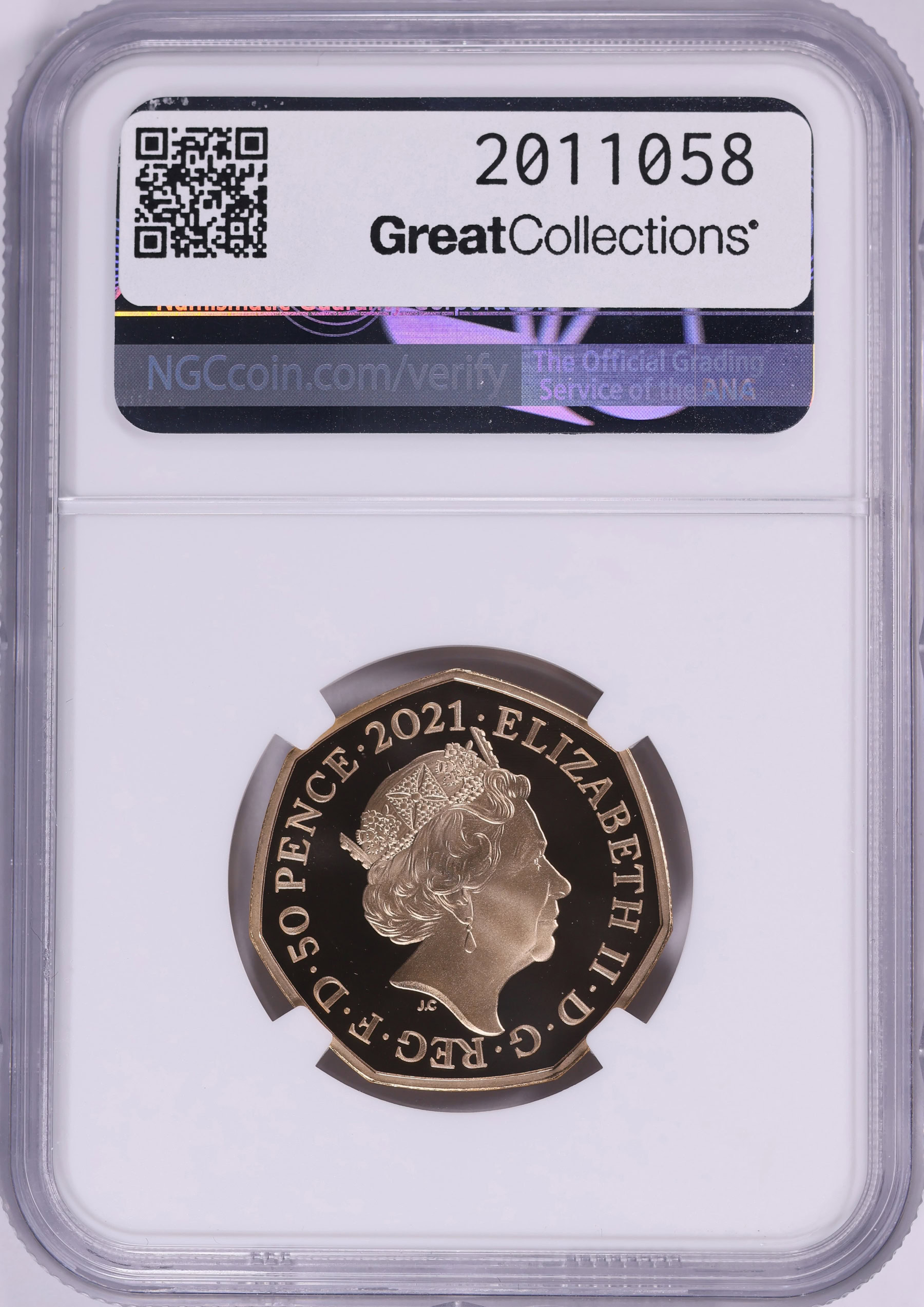 Great Britain 2021 Gold 50 Pence Decimal Day 50th Anniversary KM-1980c ...