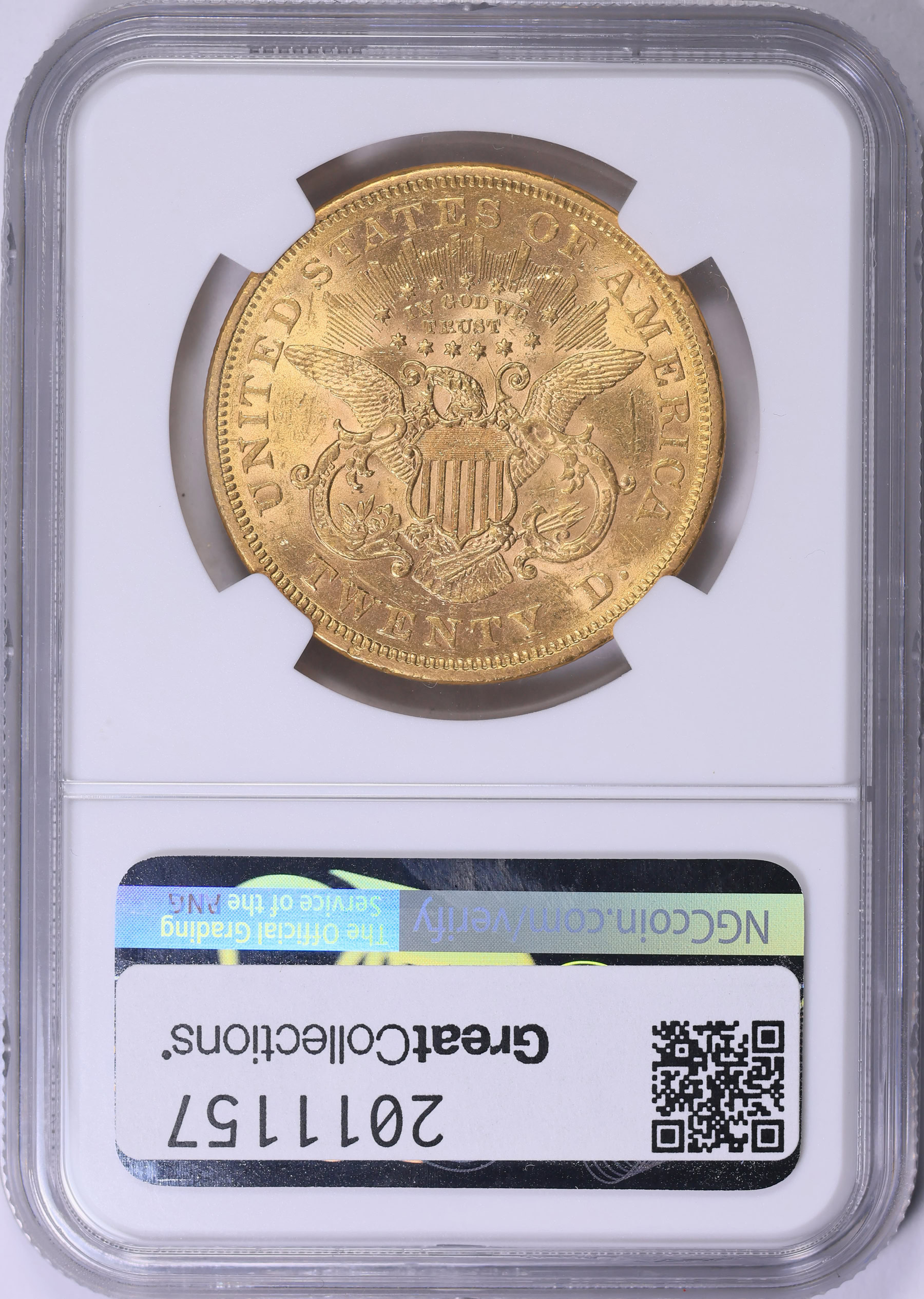 1867-S Liberty Gold Double Eagle NGC AU-58 (Item 2011157 ...