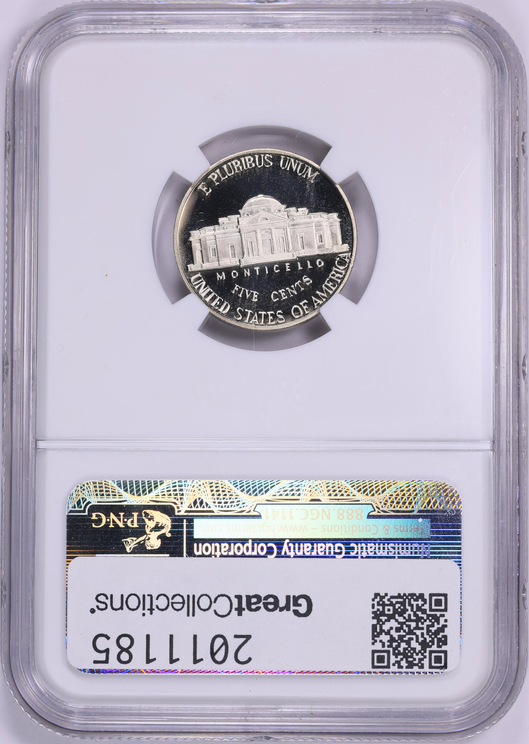 2003-S Jefferson Nickel NGC Proof-70 UC (Flag Label) (Item 2011185 ...