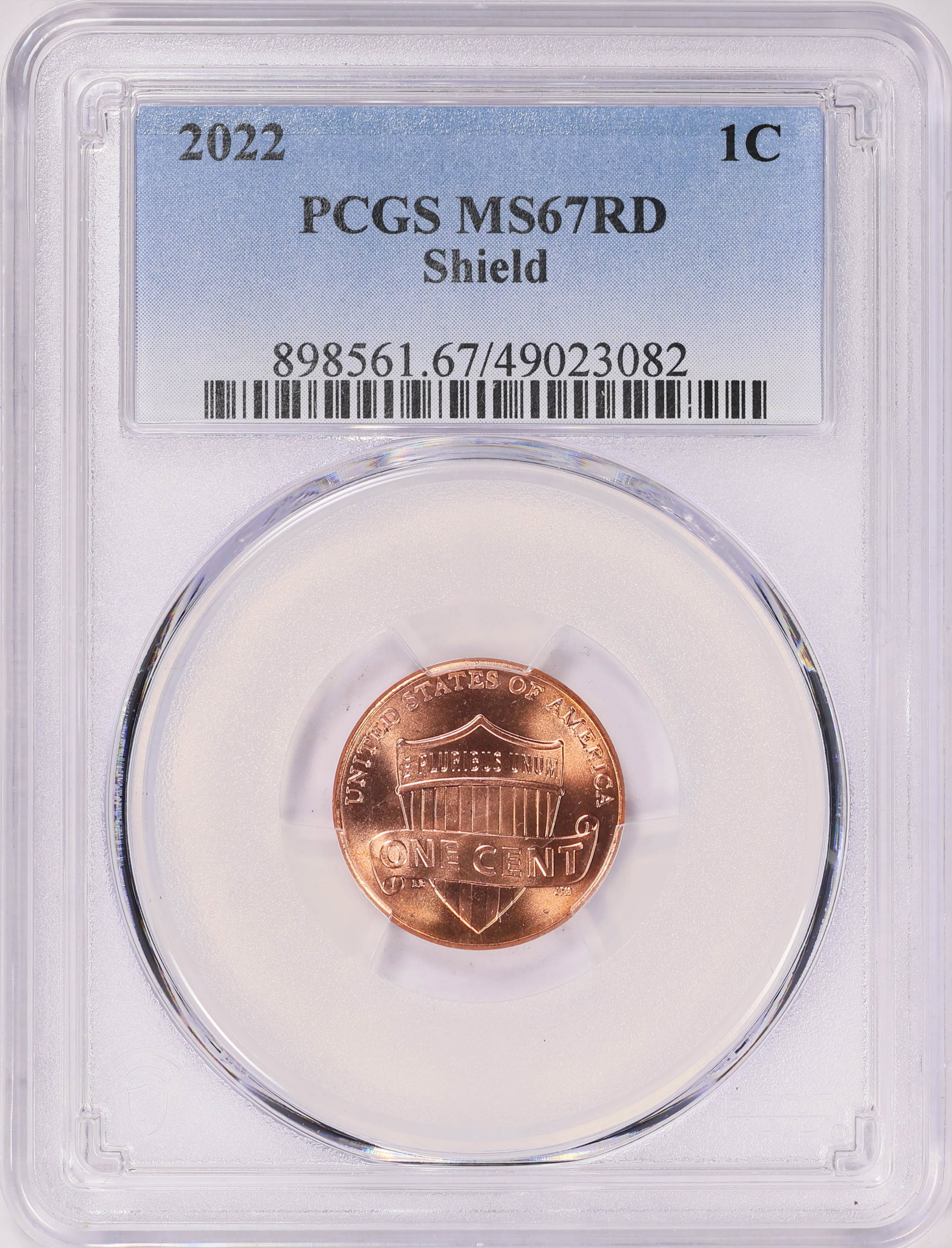 2022 Lincoln Cent Shield PCGS MS-67 RD (Item 2012053 ...