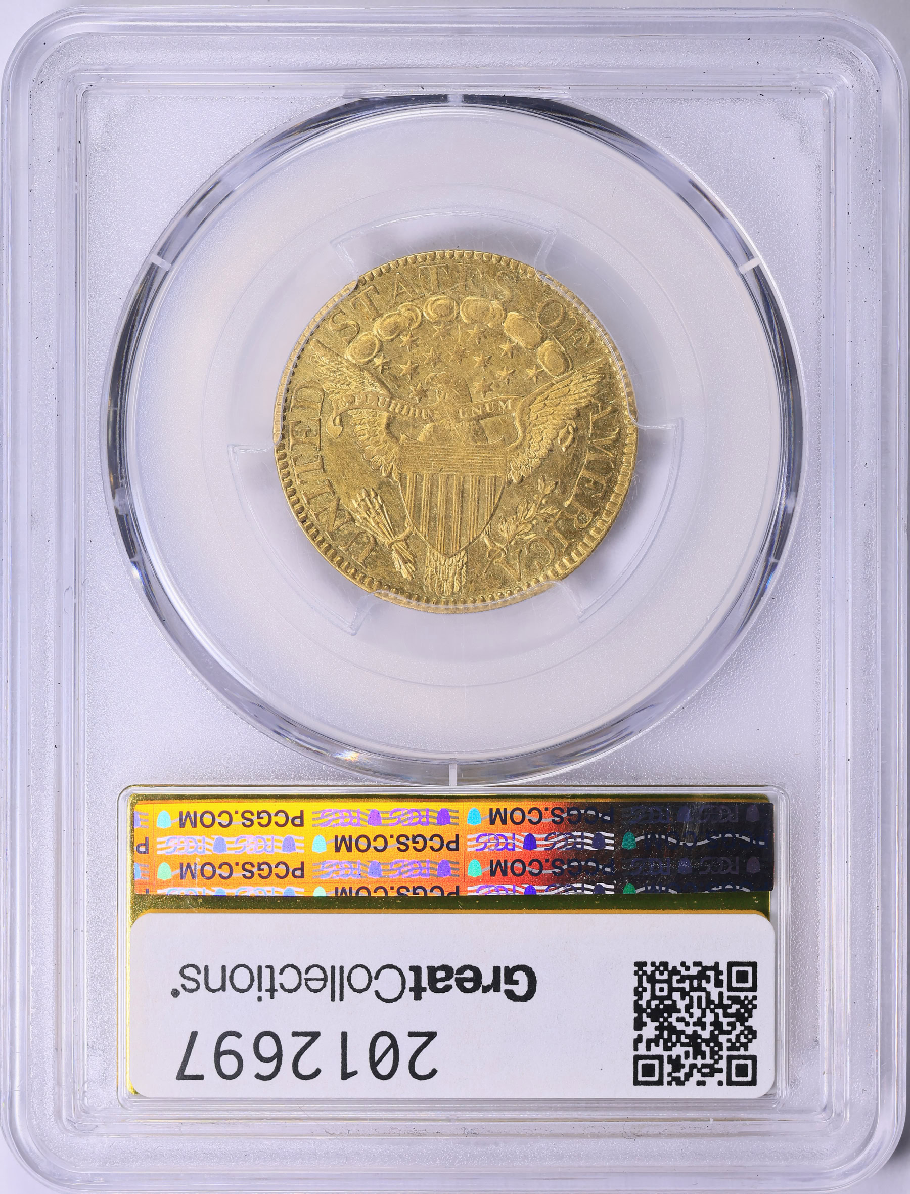 1806 Capped Bust Right Gold Half Eagle Pointed 6 BD-3 PCGS AU-58 (Gold ...