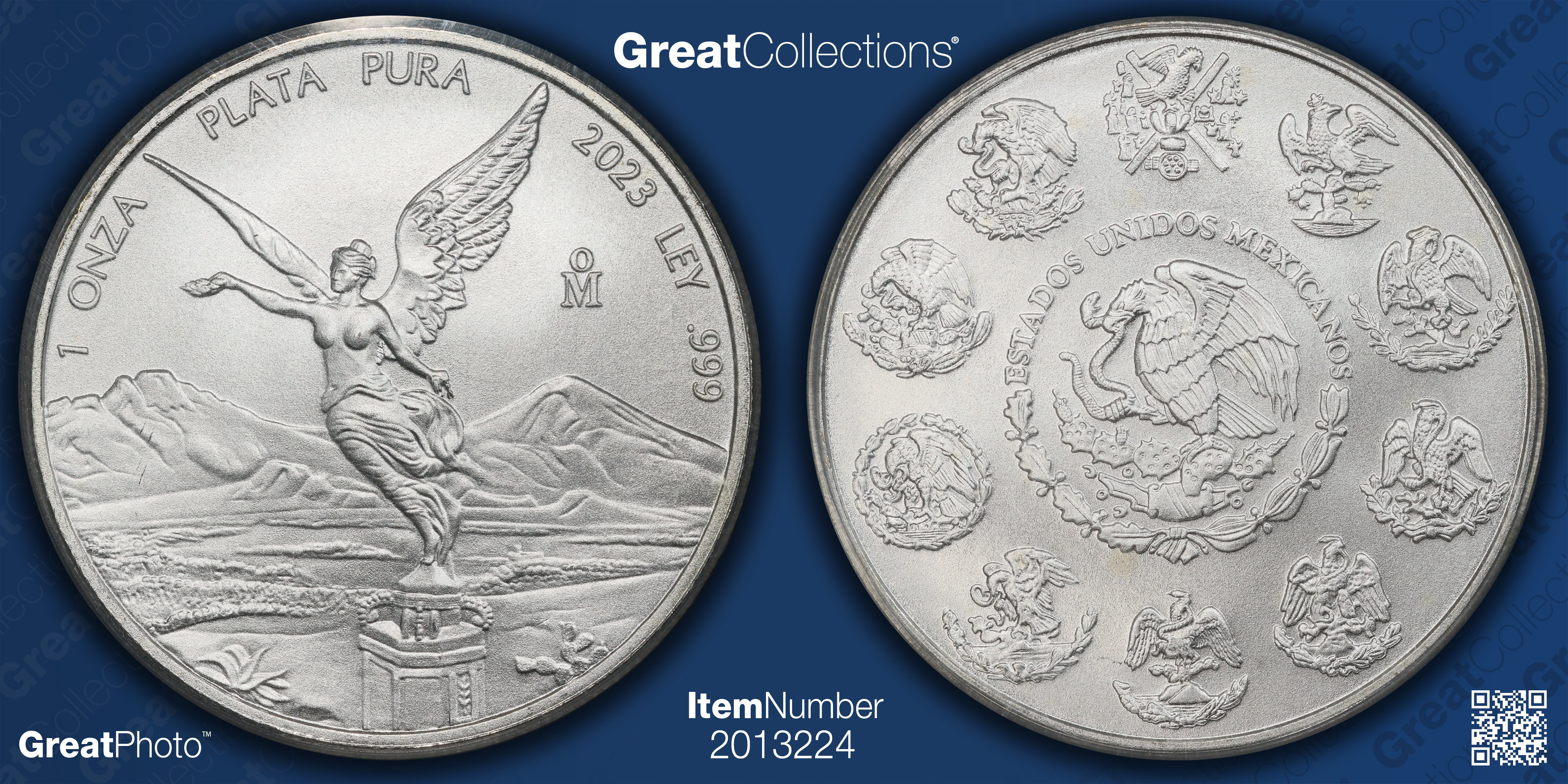 Mexico 2023-Mo Silver Onza Libertad KM-639 PCGS MS-70 (Ultra Breaks ...