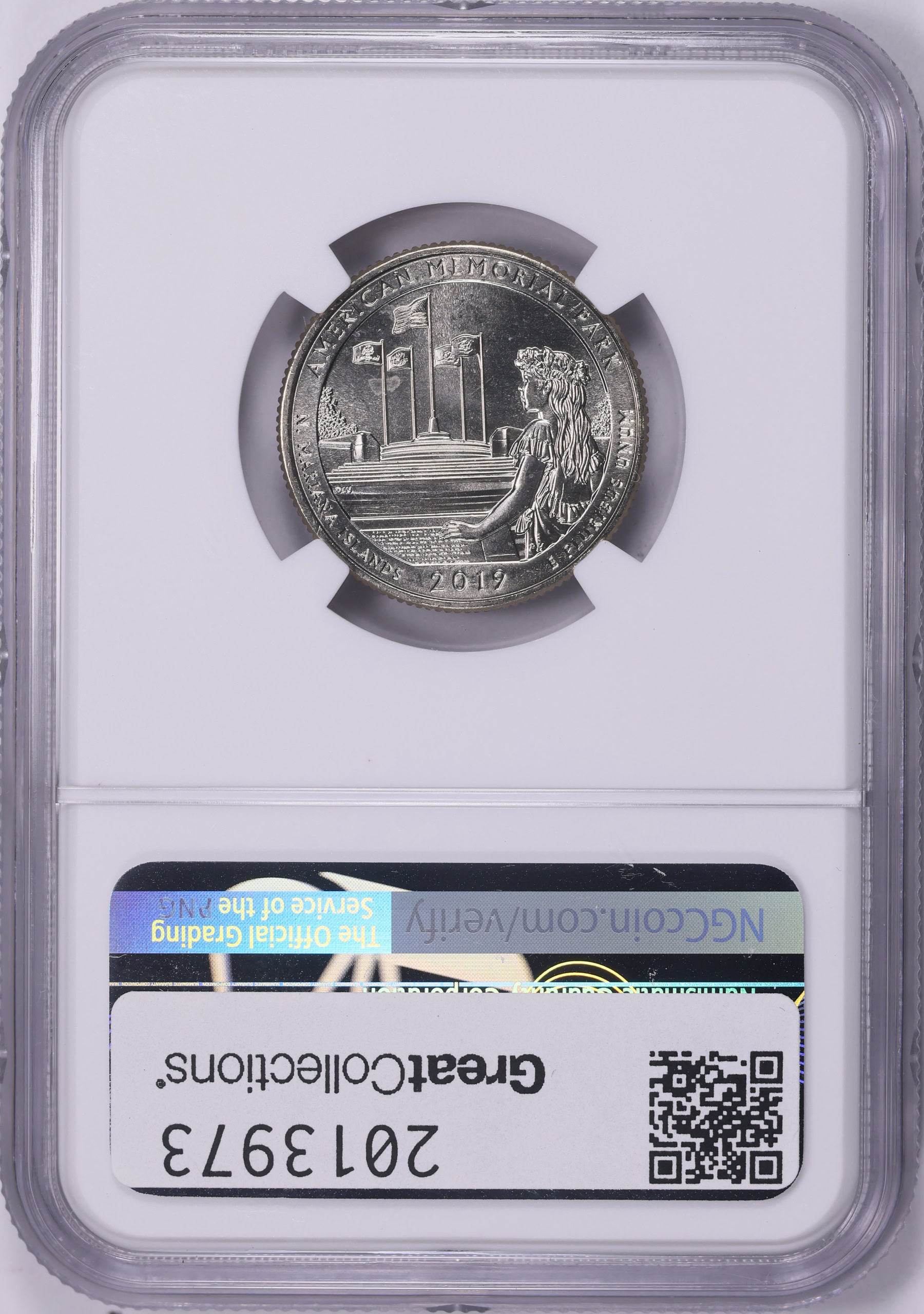 2019-W America the Beautiful Quarter American Memorial National Park ...