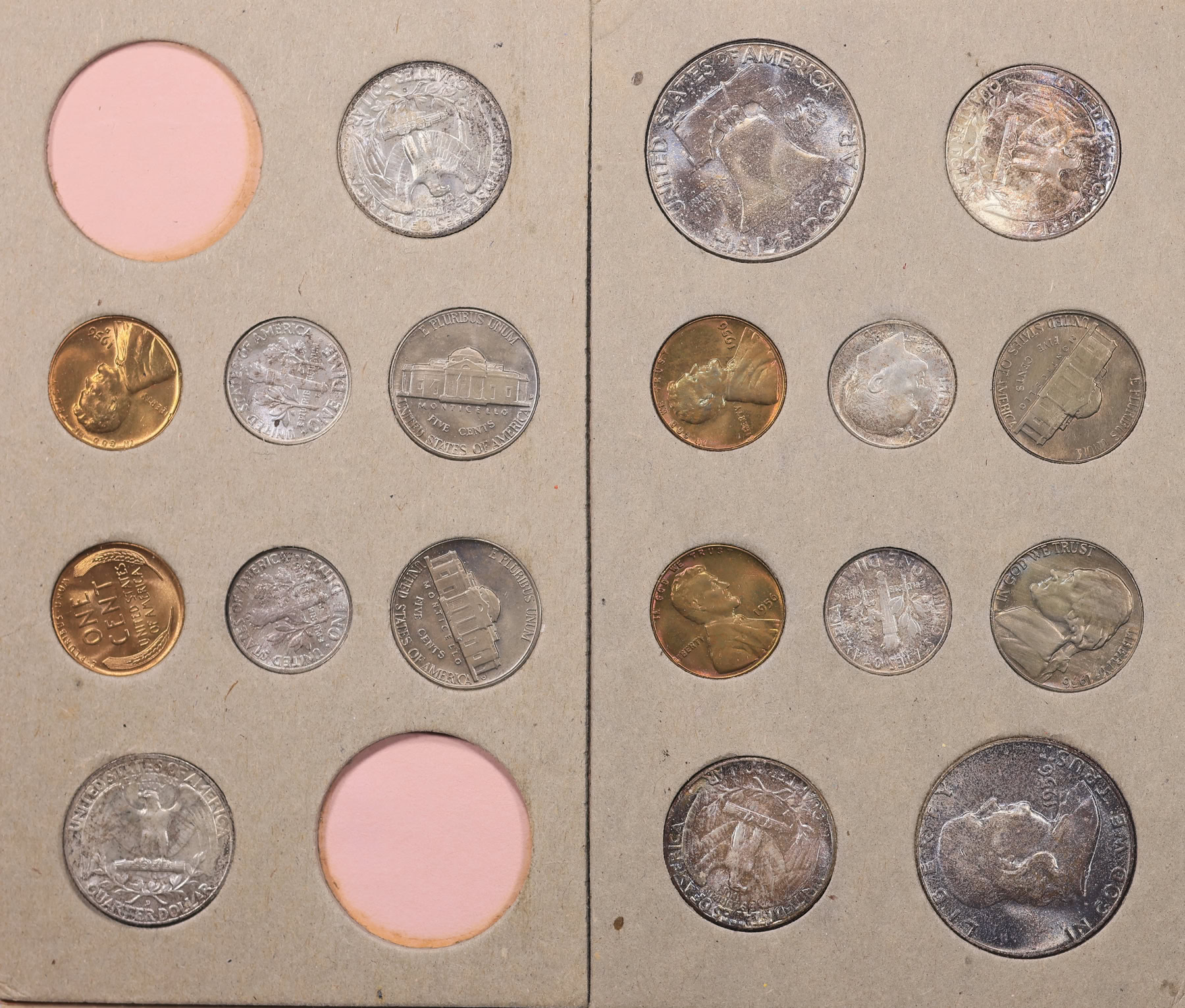 1956 U.S. Mint Double Mint Set Uncertified With Original Government ...