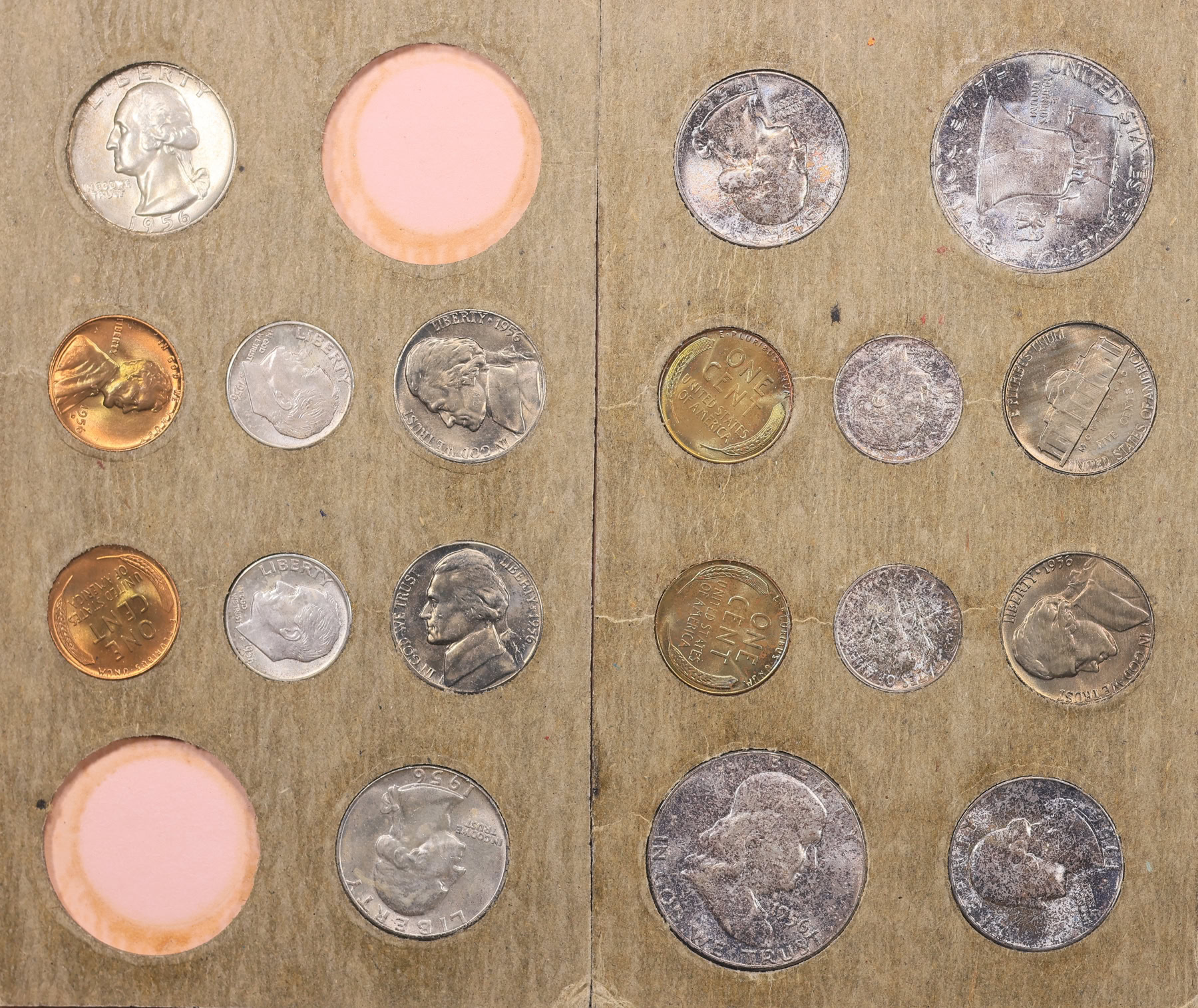 1956 U.S. Mint Double Mint Set Uncertified With Original Government ...