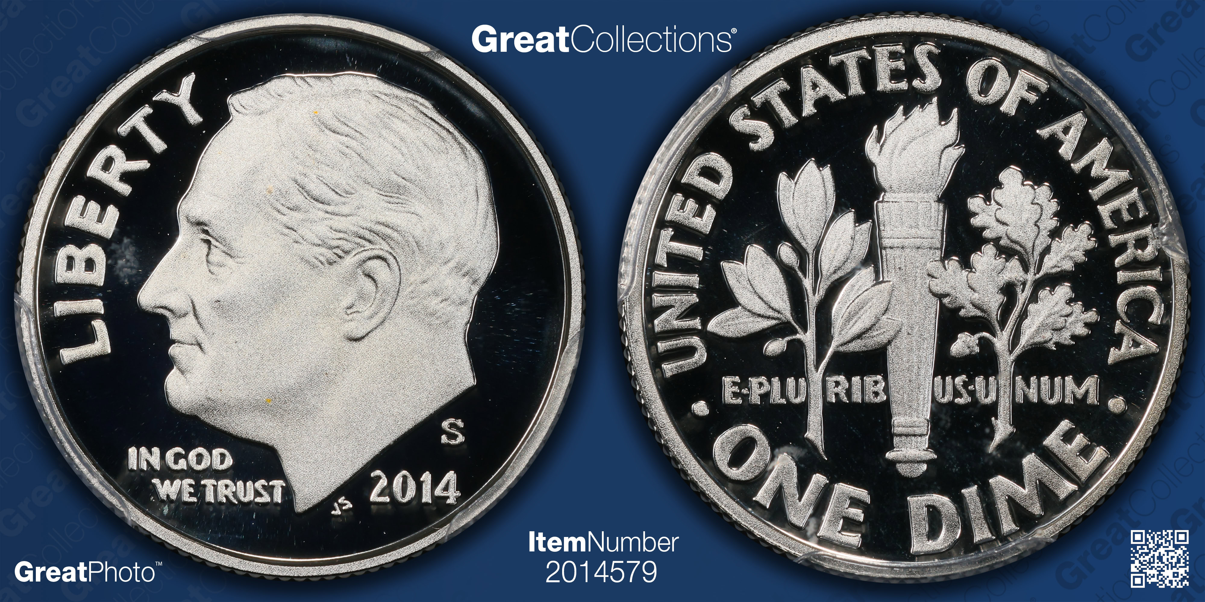 1998-S, 2012-S and 2014-S Roosevelt Dime Silver PCGS Proof-70 DCAM (3 ...