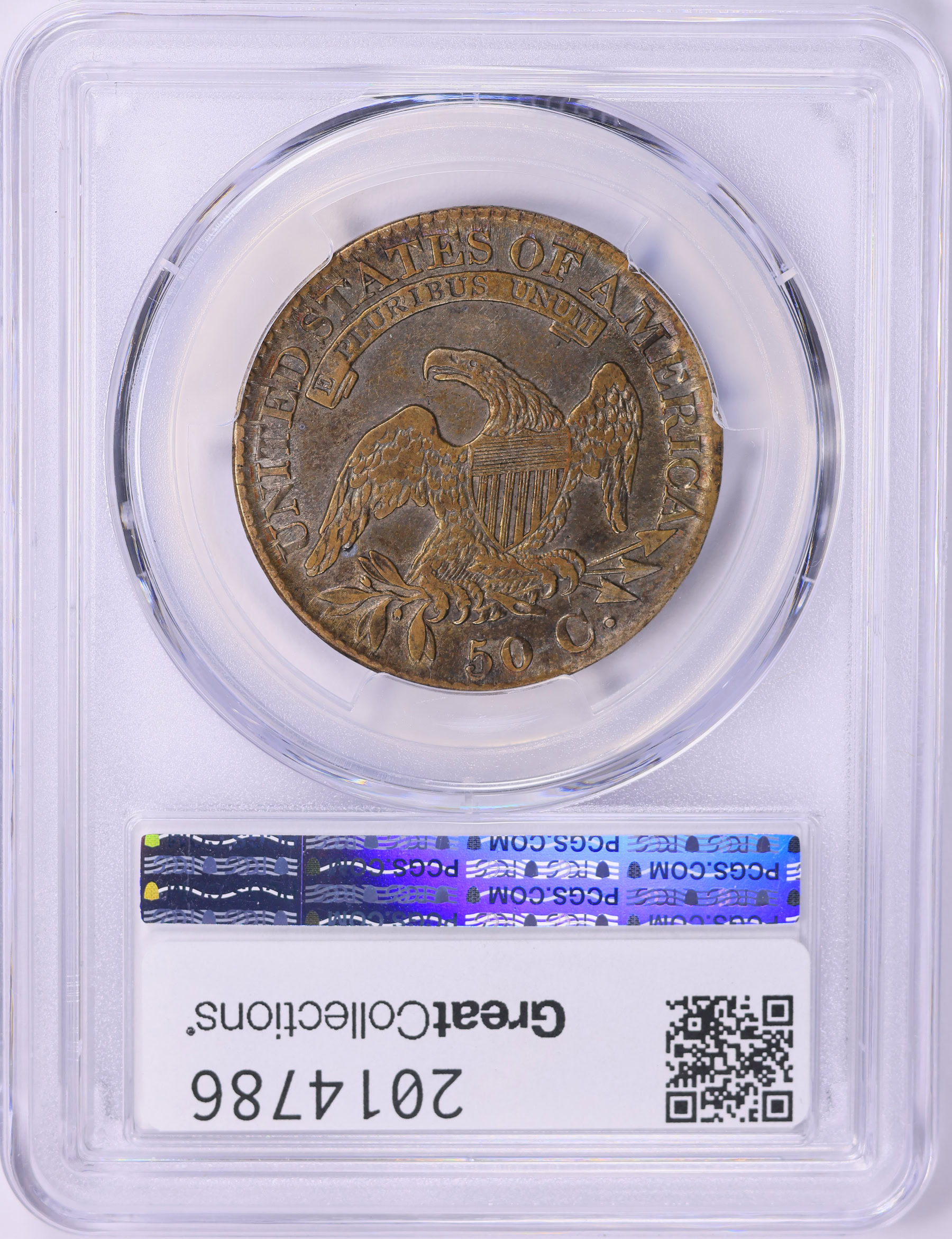 1827 Capped Bust Half Dollar Curl Base 2 PCGS Genuine VF Details (Item ...