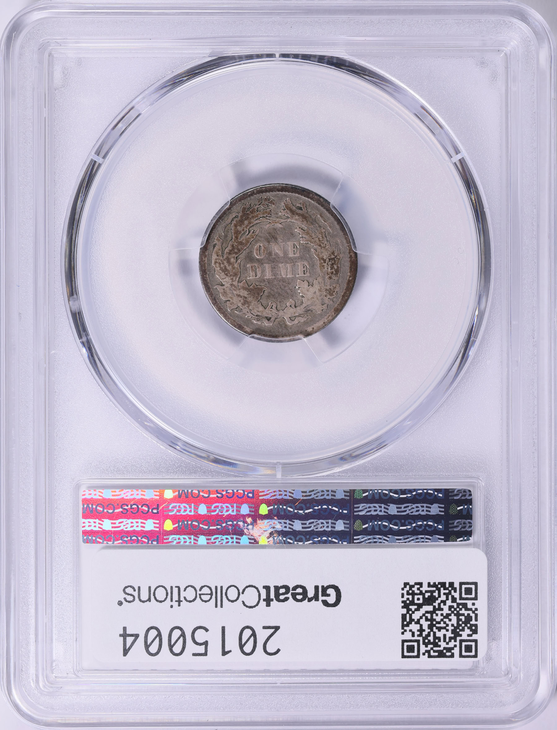 1869 Seated Liberty Dime PCGS VG-10 (Item 2015004) | GreatCollections ...