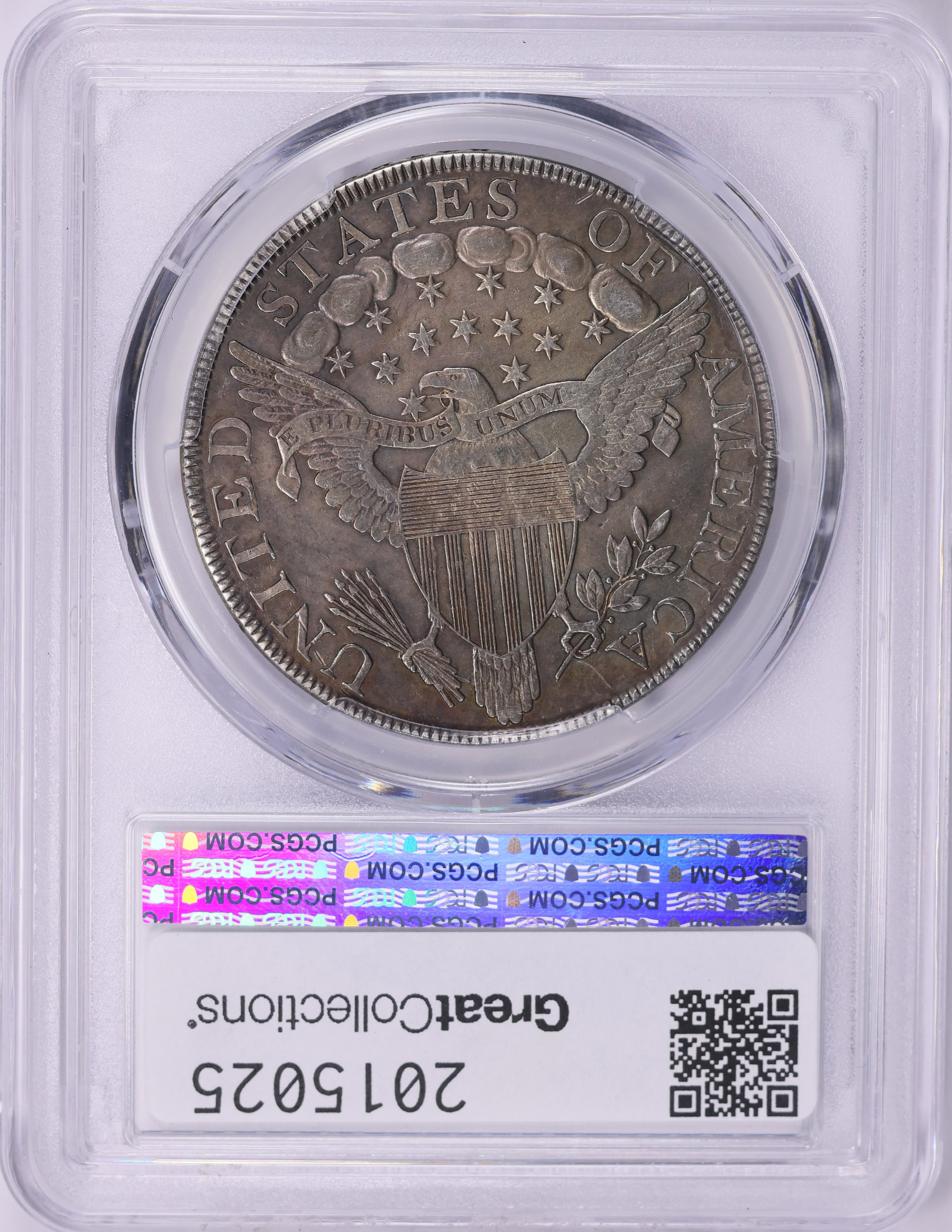 1800 Draped Bust Silver Dollar BB-191 AMERICAI, PCGS Genuine XF Details ...