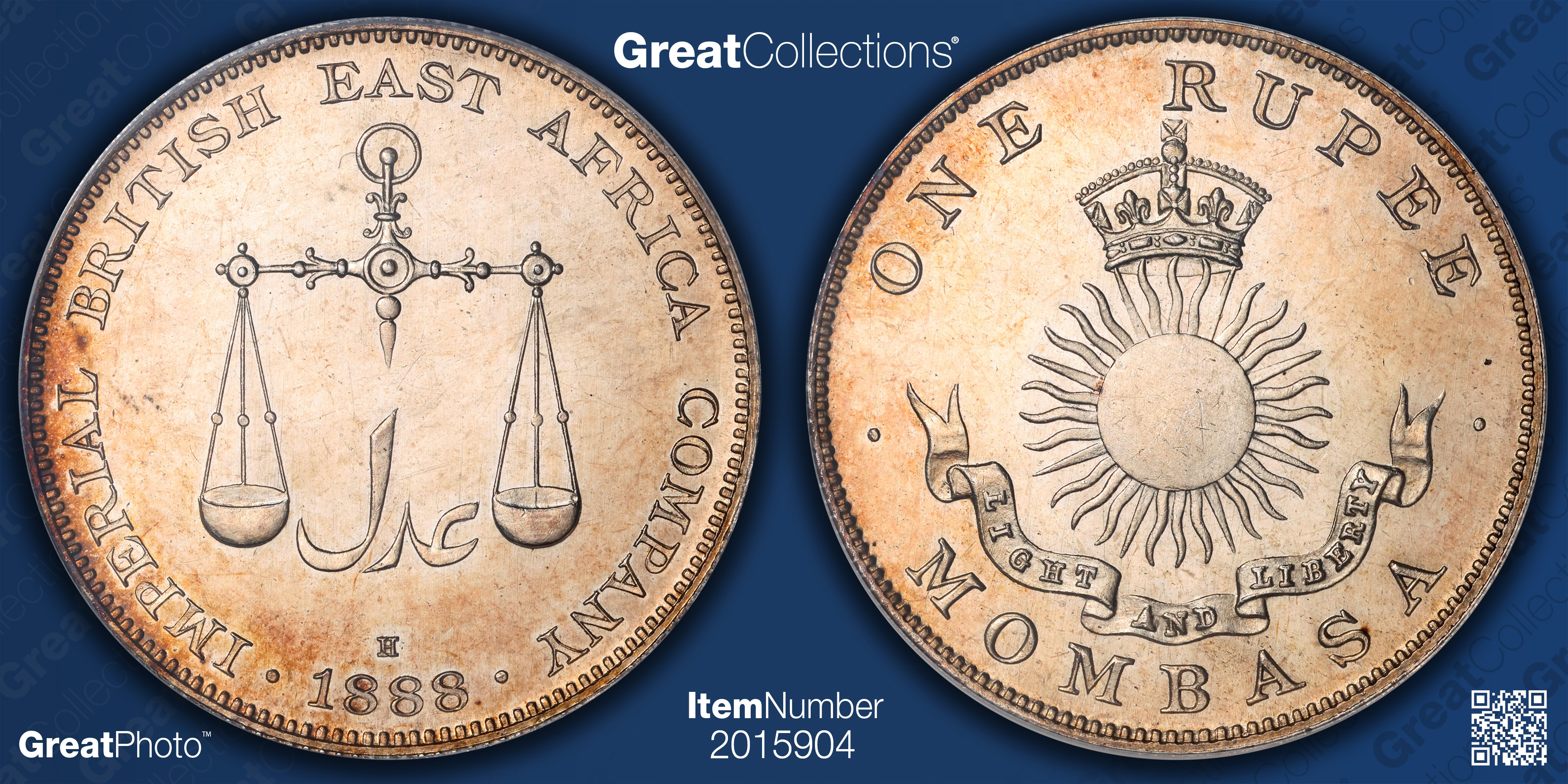 Copper Proof coin from 1791 - British East India Company 1 1/2 Pice ...