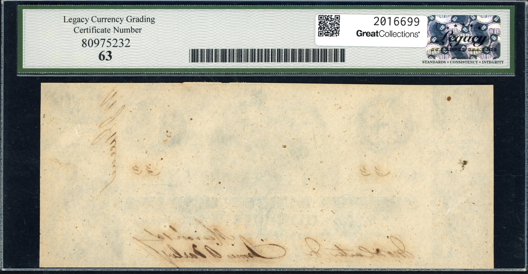 Mar. 1, 1862 Montgomery, Alabama Farmers Bank of Alabama Note Legacy ...