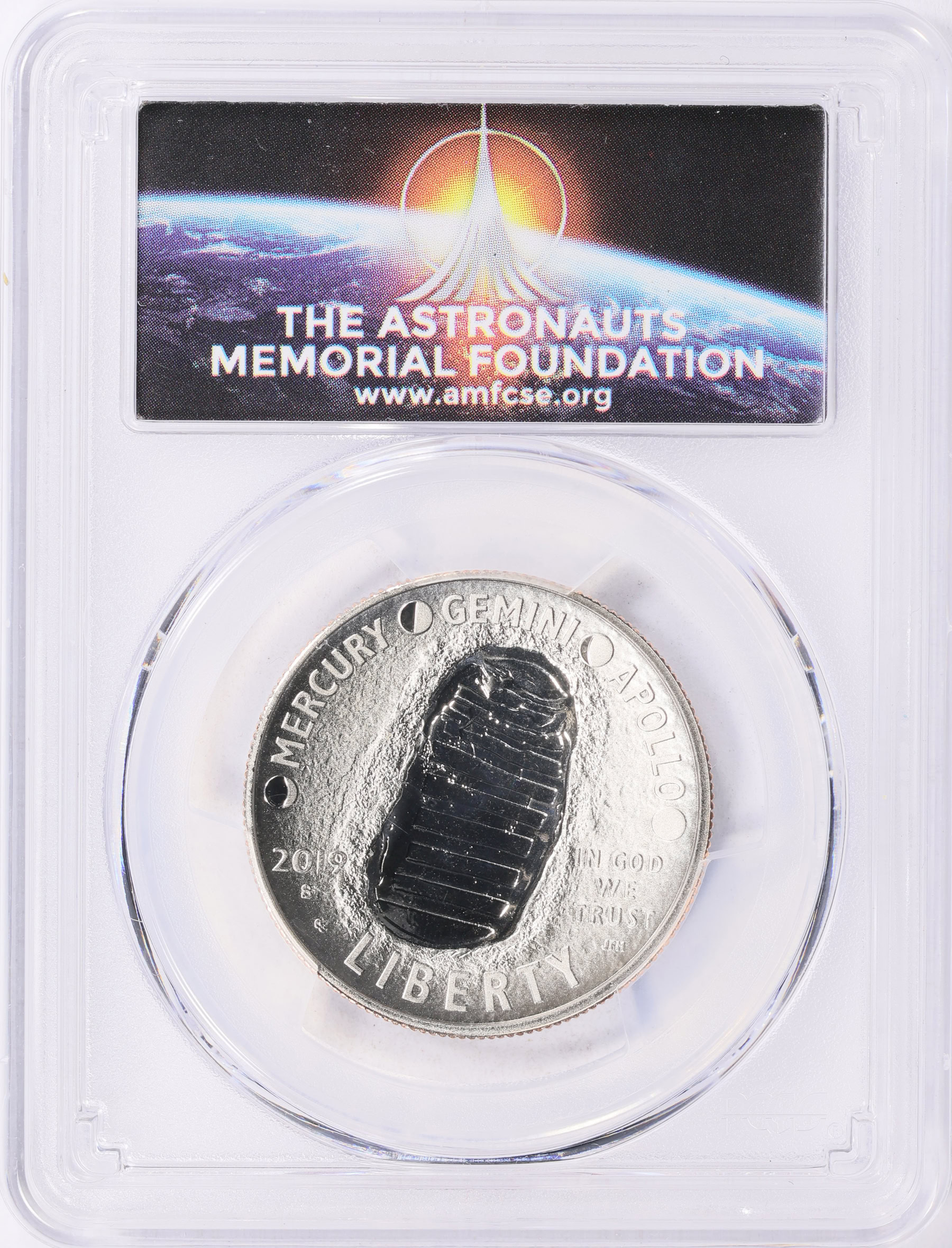 2019-S Apollo 11 Half Dollar 50th Anniversary First Strike PCGS Proof ...