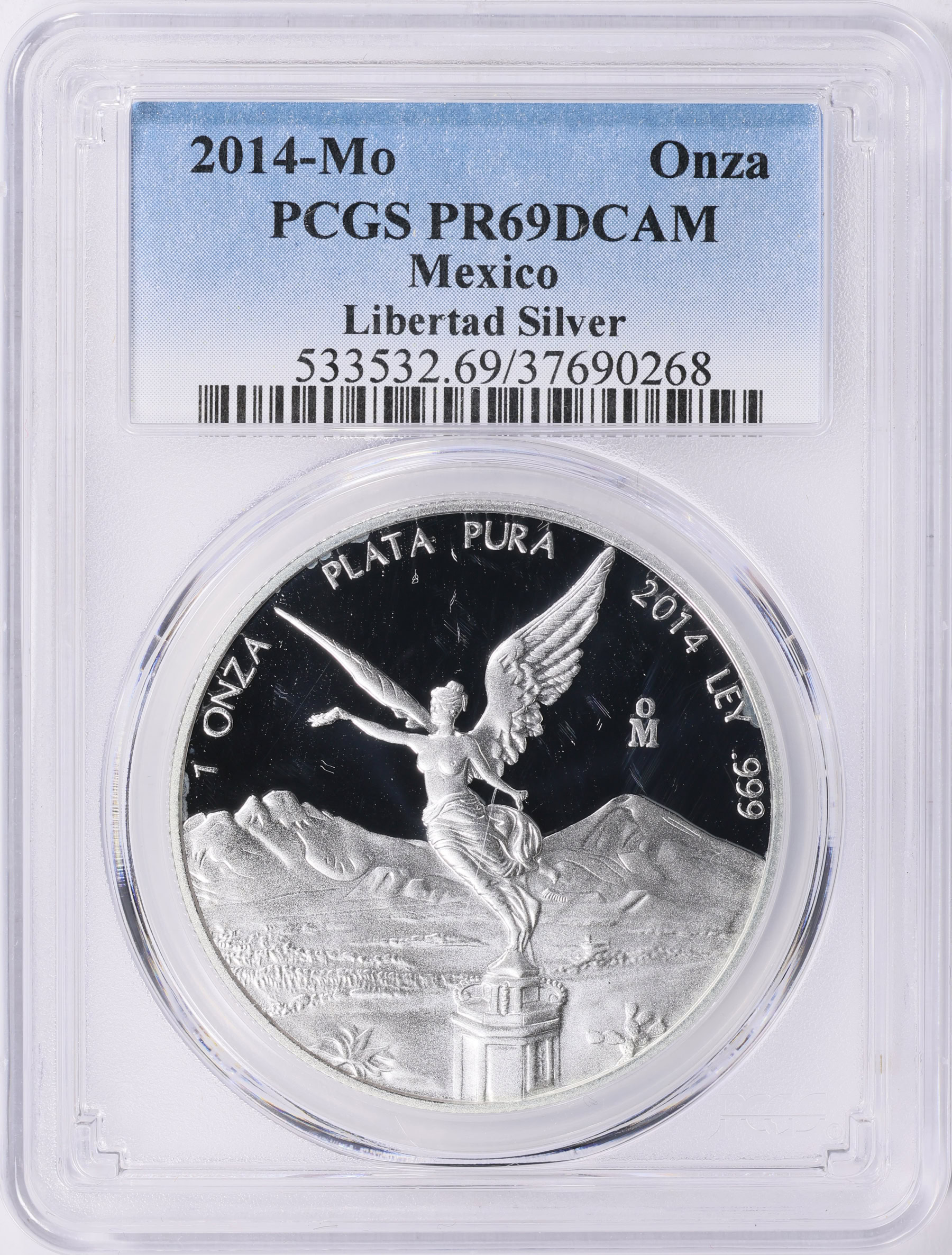 Mexico 2014-Mo Silver Onza Libertad KM-639 PCGS Proof-69 DCAM (Item ...