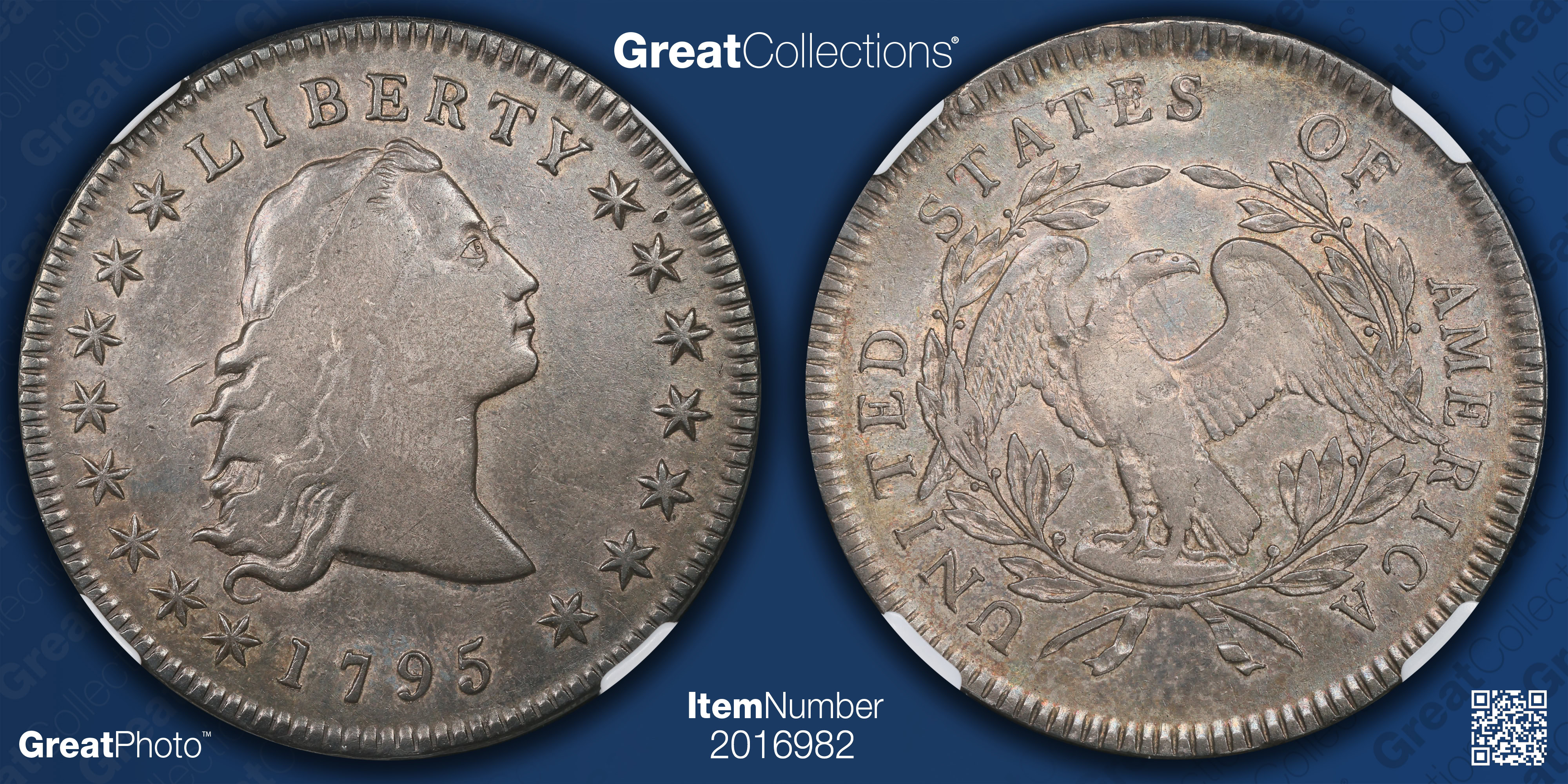 1795 Flowing Hair Silver Dollar NGC VF-30 (Item 2016982 ...