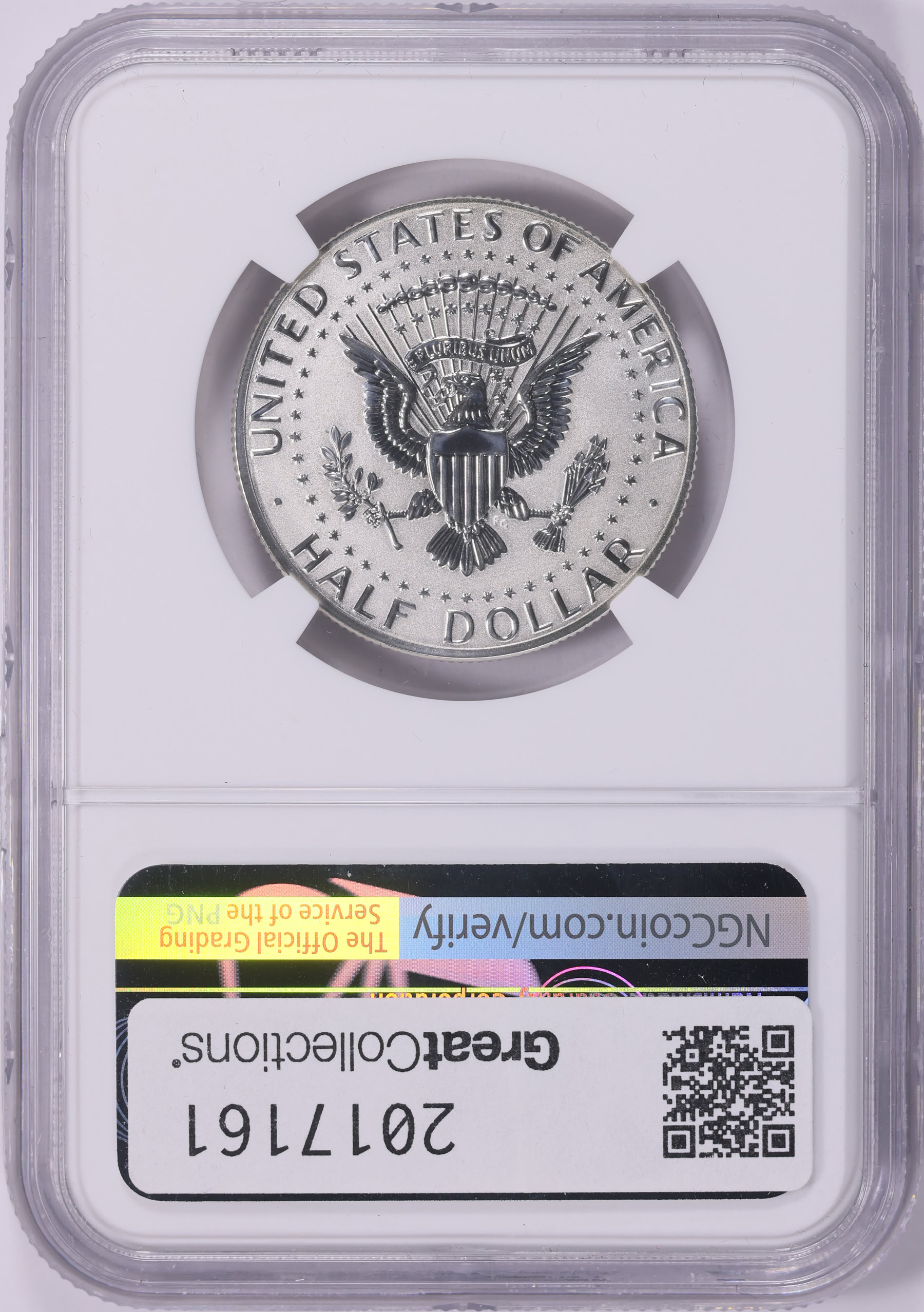 2018-S Kennedy Half Dollar Silver Reverse Proof (From the Reverse Proof ...