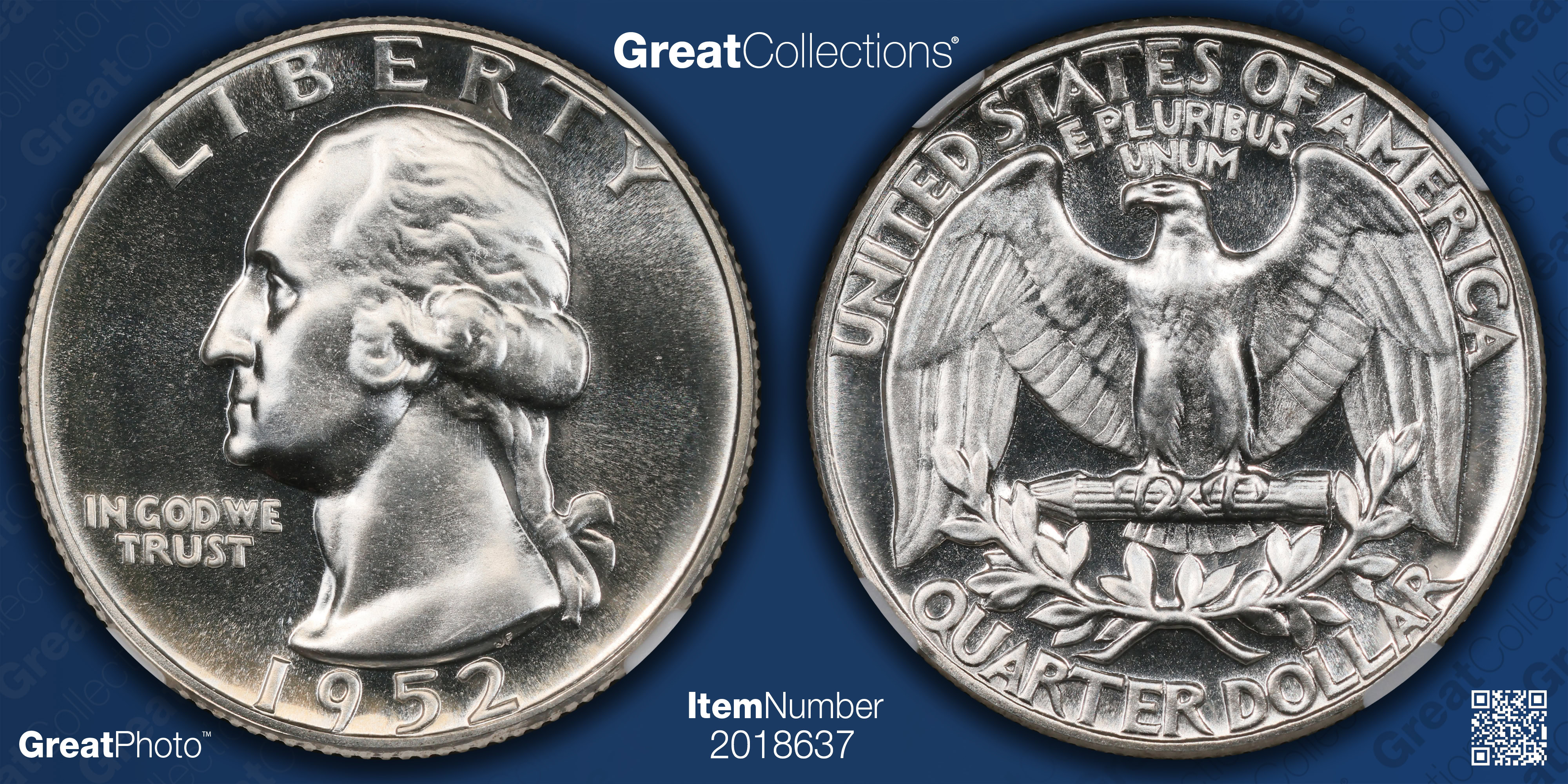 1952 Washington Quarter Superbird NGC Proof-68 (Item 2018637 ...