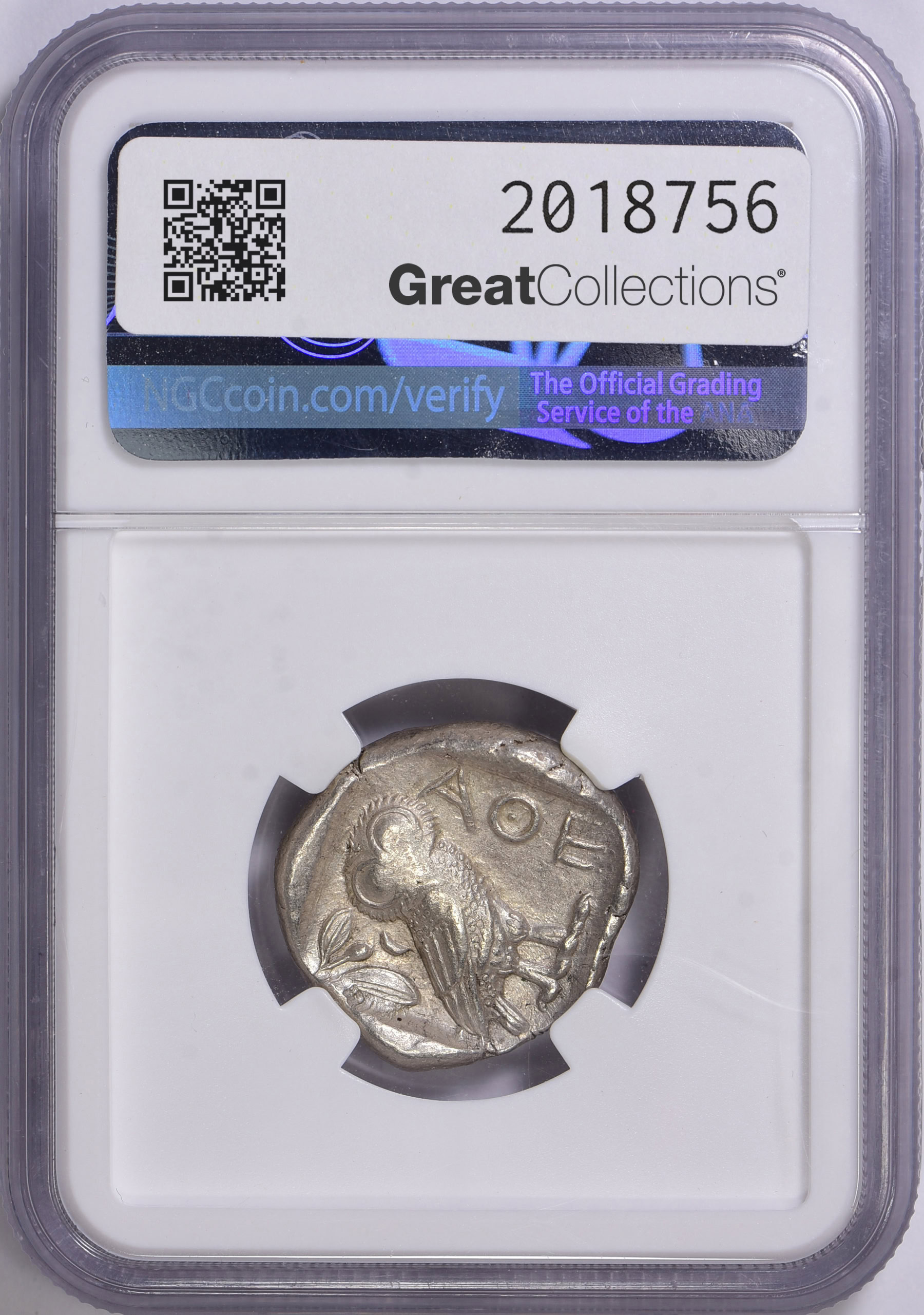 Ancient Attica, Athens c.440-404 B.C. AR Tetradrachm (17.14gms) NGC XF ...