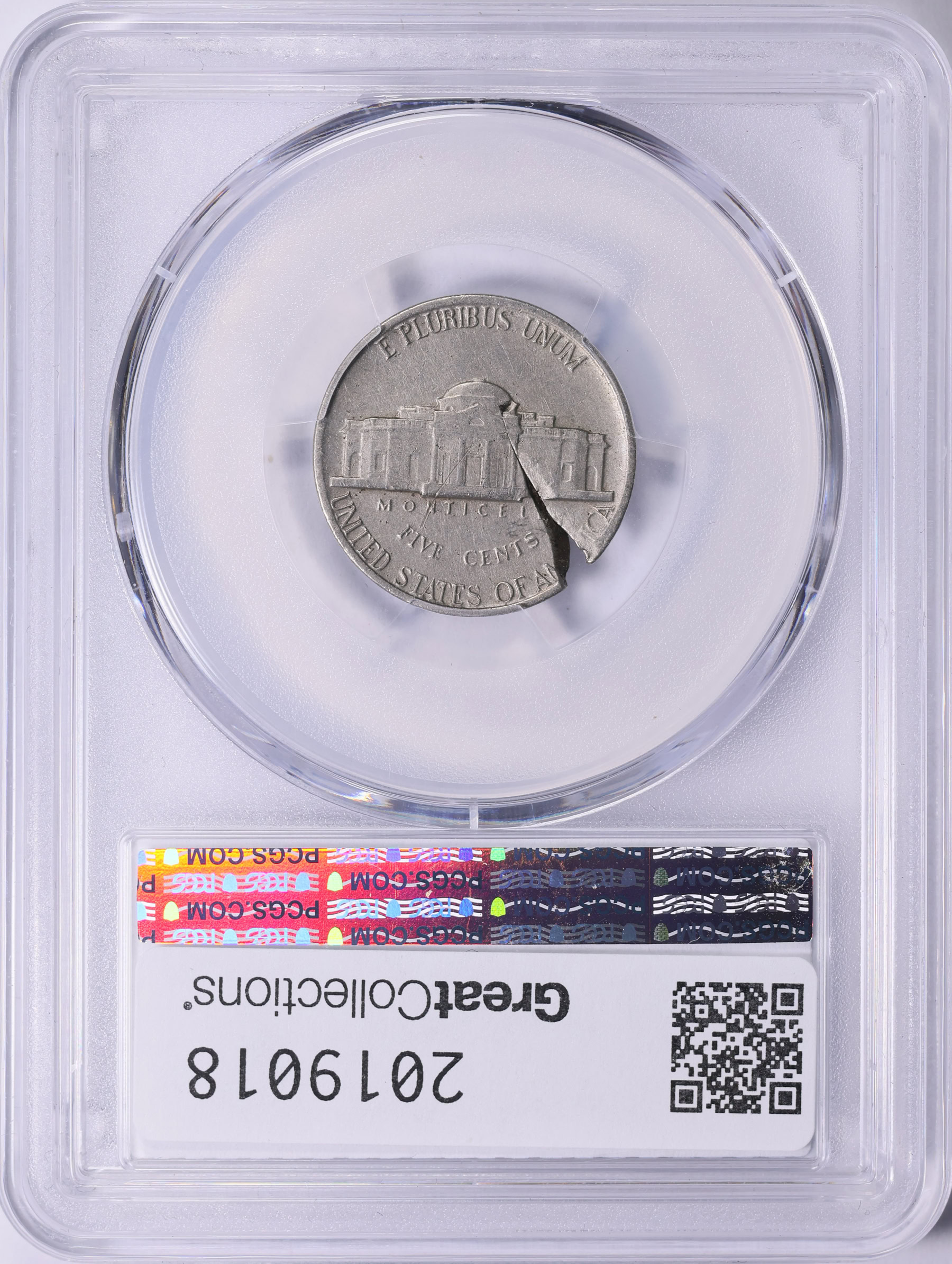 Mint Error 1978 Jefferson Nickel Defective Planchet PCGS AU-50 | PCGS ...