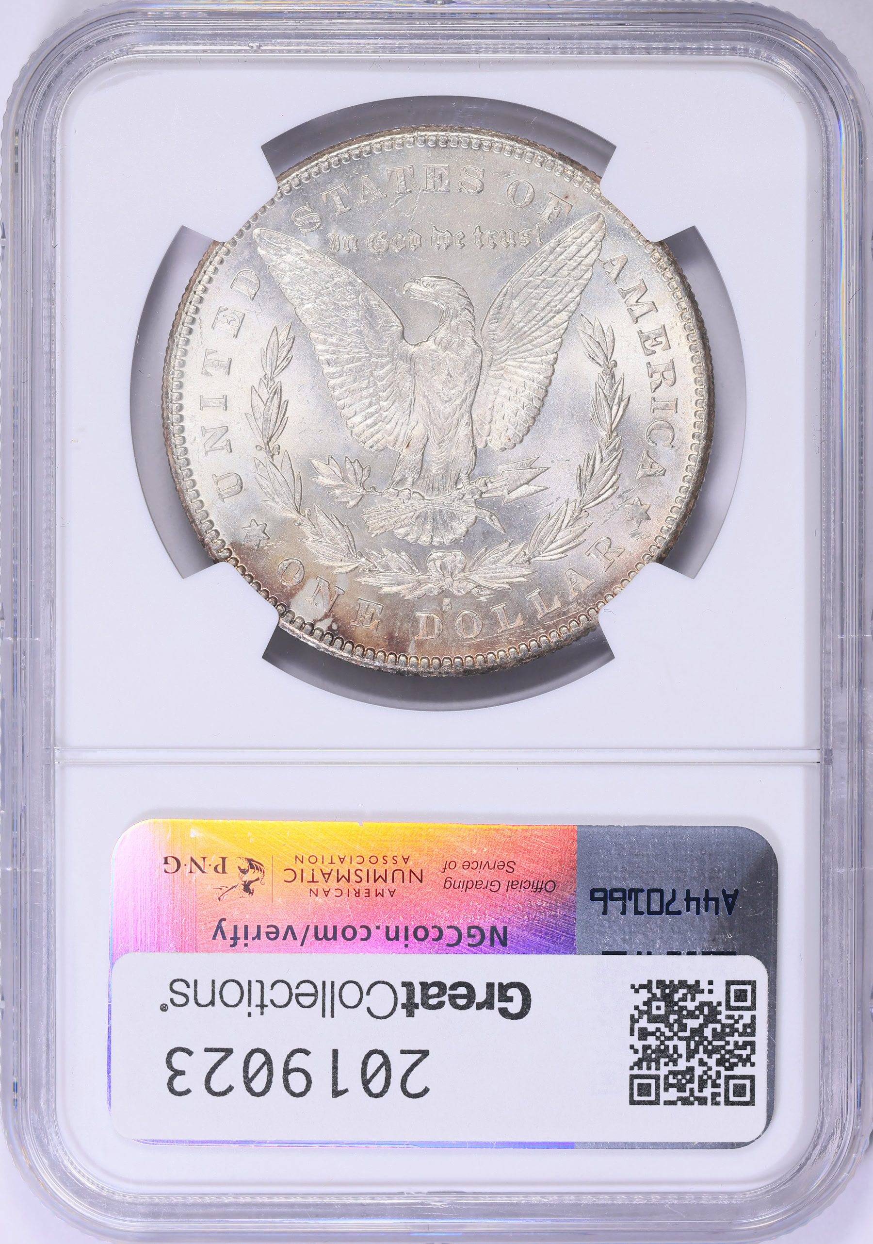 1878-S Morgan Silver Dollar NGC MS-62 (Item 2019023) | GreatCollections ...