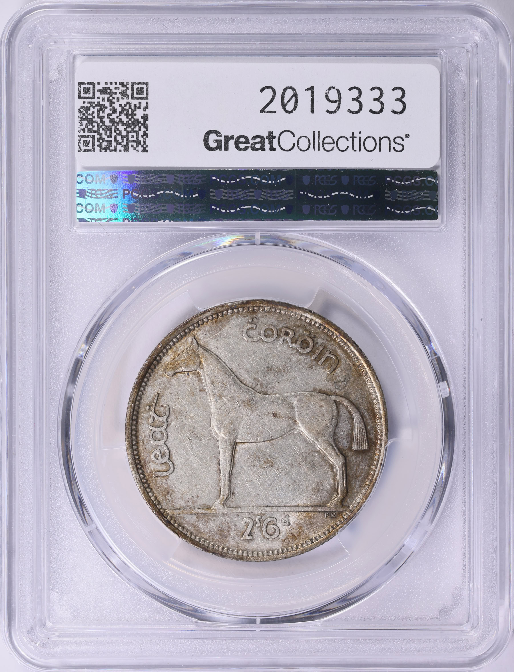Ireland 1939 Silver 1/2 Crown KM-16 PCGS AU-55 (Item 2019333 ...