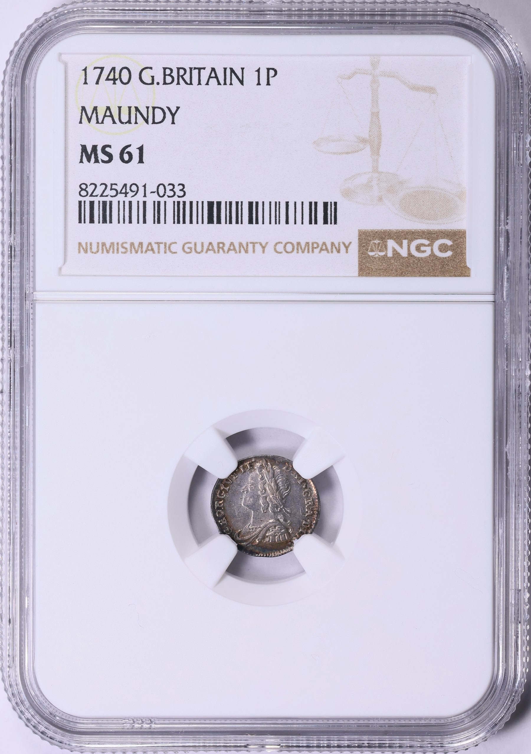Great Britain 1740 Silver Penny KM-567 NGC MS-61 (Item 2019602 ...