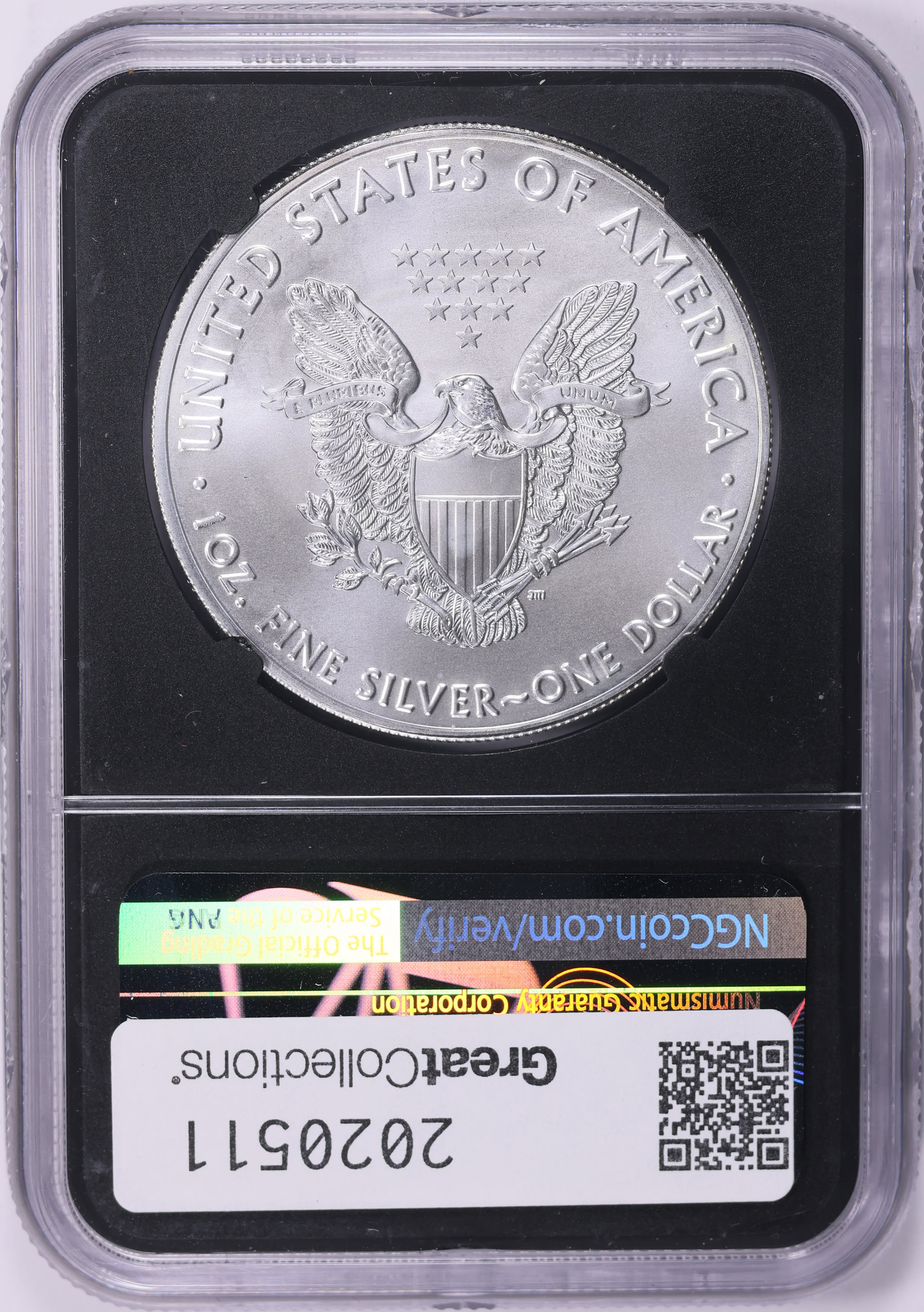 2018 $1 Silver Eagle First Day of Issue NGC MS-70 (Mercanti Signed ...