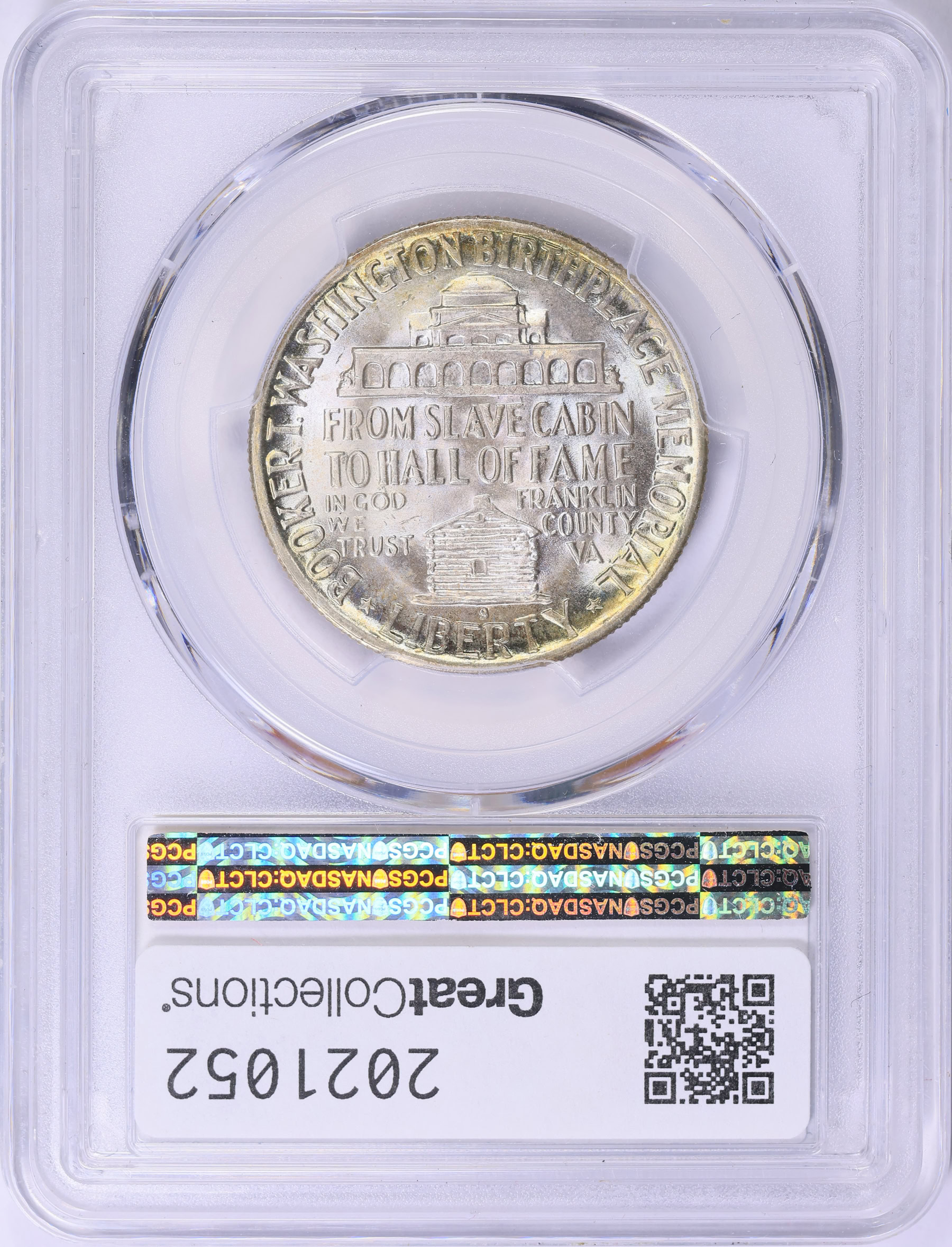 1950-S Booker T. Washington Memorial Half Dollar PCGS MS-66 (CAC Green ...
