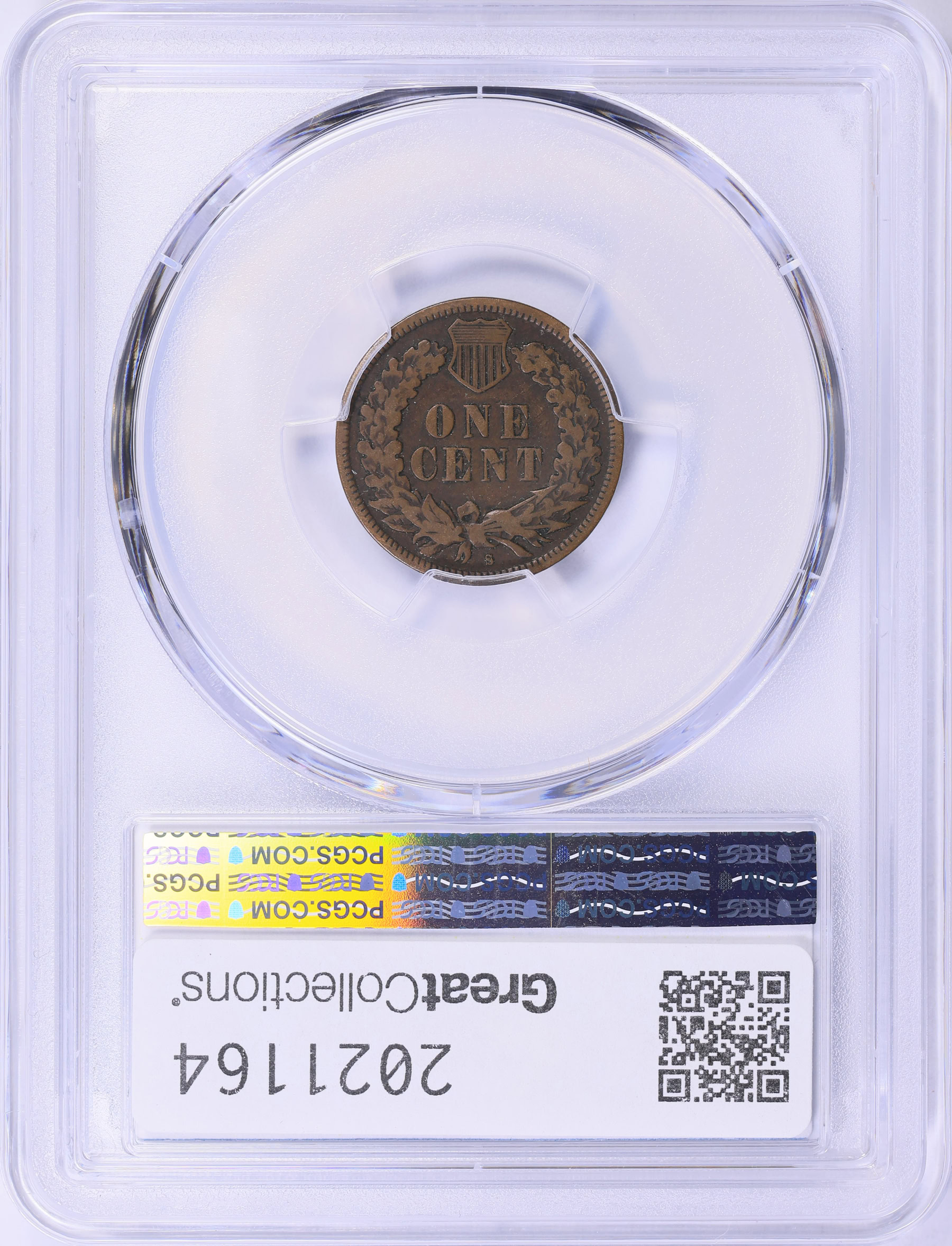 1908-S Indian Cent PCGS F-15 BN (Item 2021164) | GreatCollections Coin ...