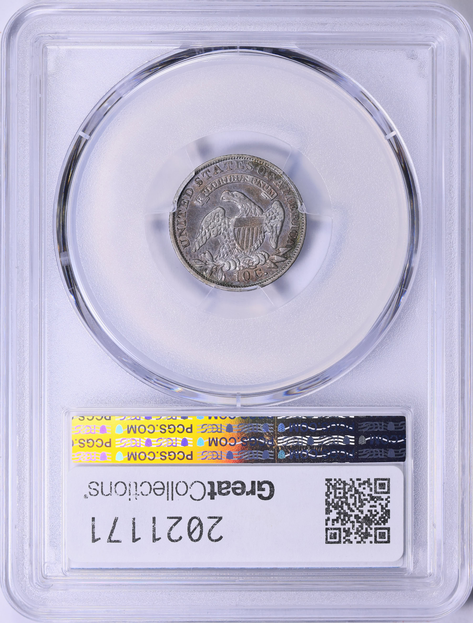 1835 Capped Bust Dime PCGS XF-45 (Item 2021171) | GreatCollections Coin ...