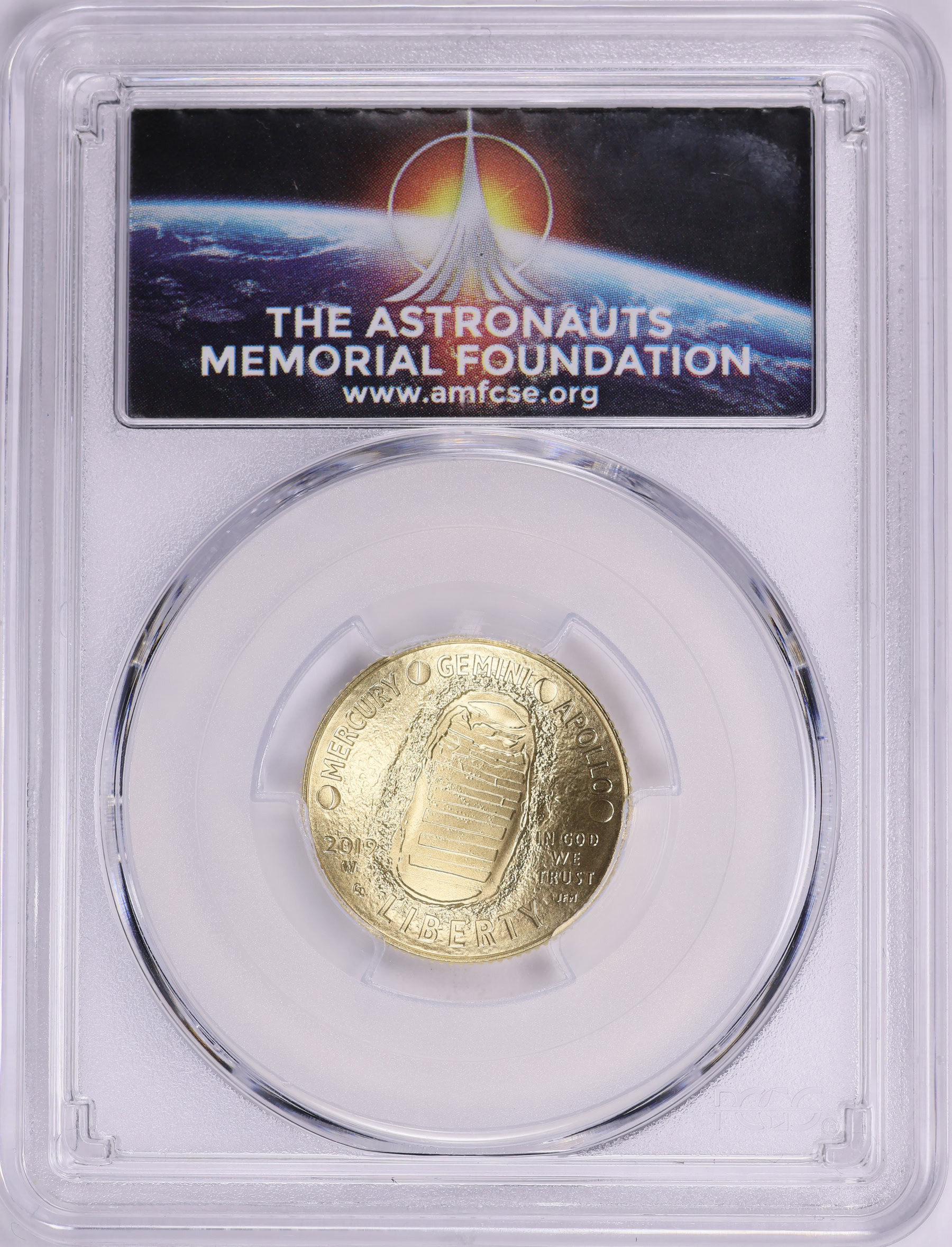 2019-W Apollo 11 50th Anniversary Gold $5 PCGS MS-70 (The Astronauts ...