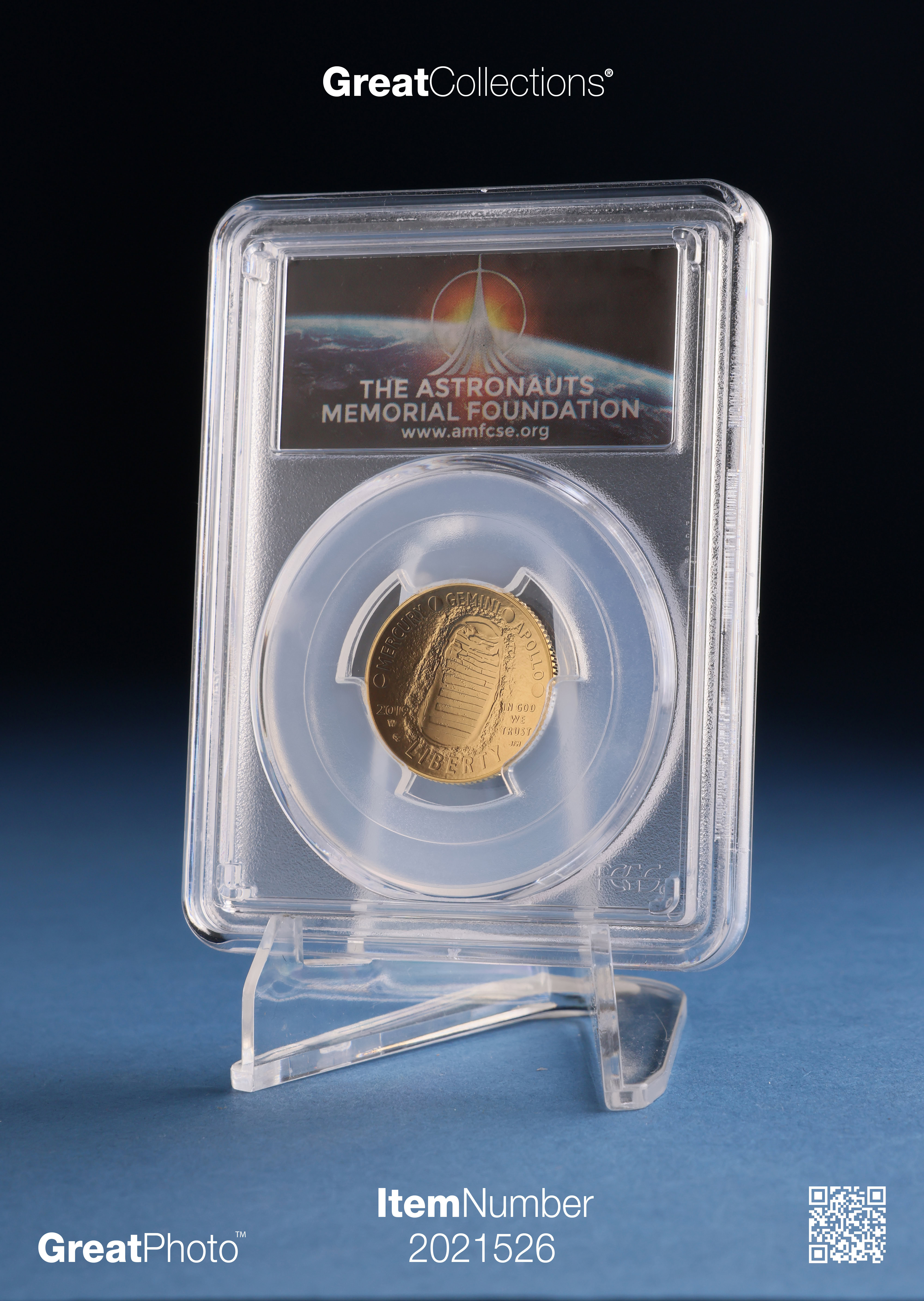 2019-W Apollo 11 50th Anniversary Gold $5 PCGS MS-70 (The Astronauts ...