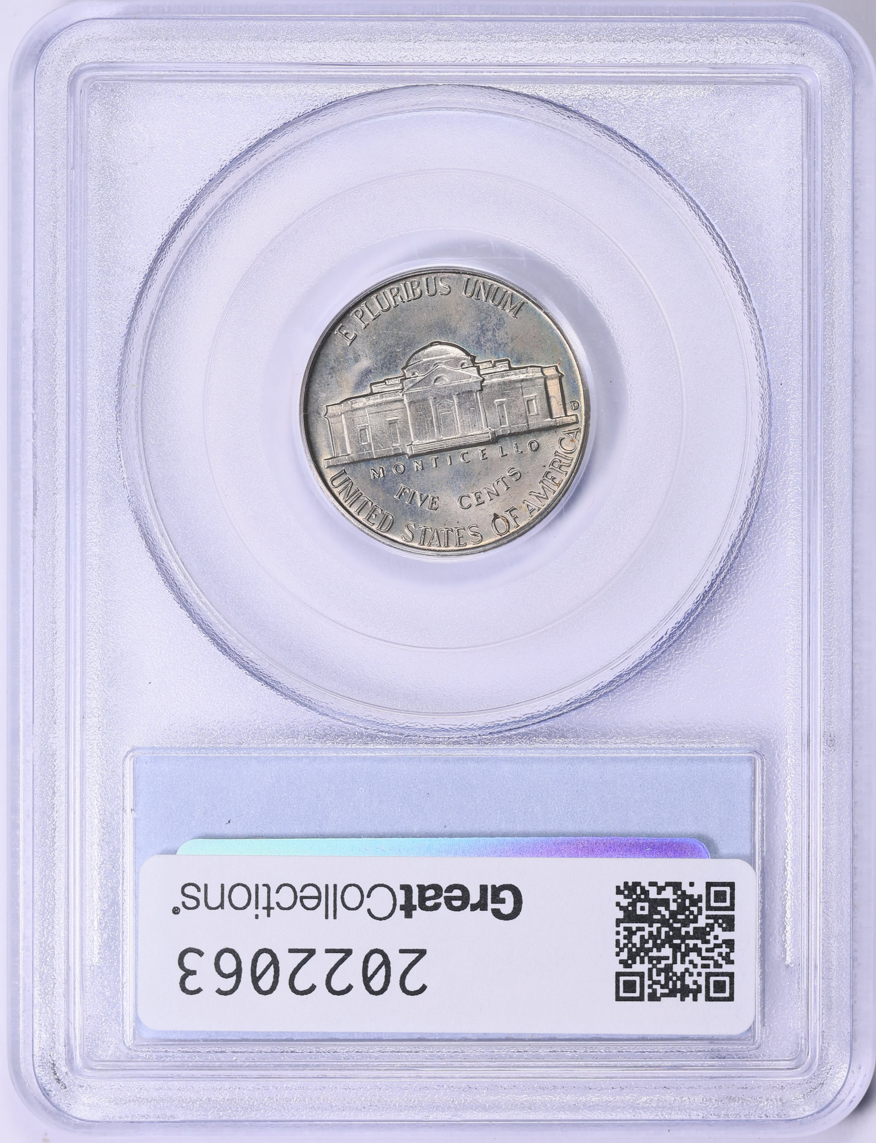 1958-D Jefferson Nickel PCGS MS-66 FS (Toned) (Item 2022063 ...